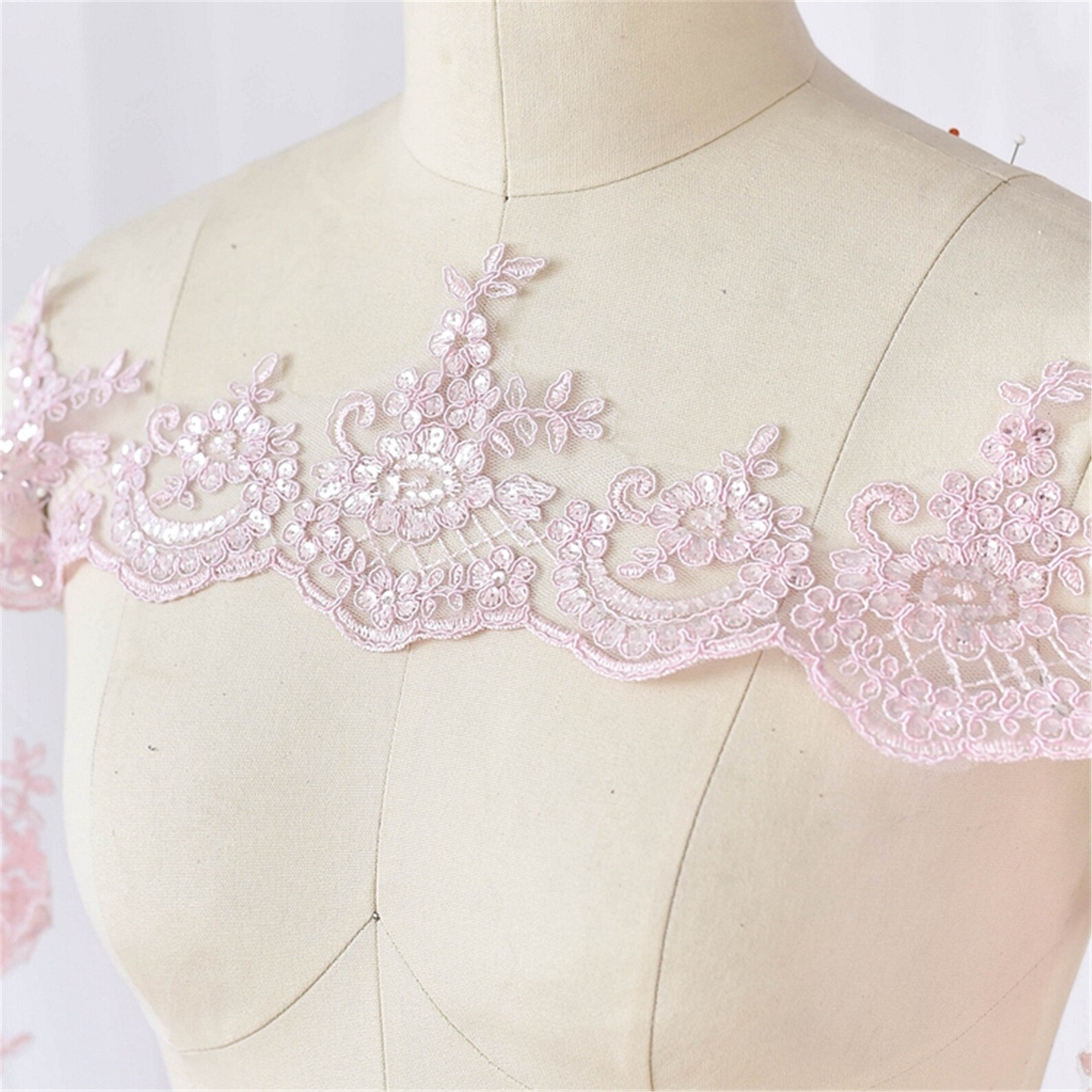 11 Color Elegant Corded Embroidery Bridal Evening Dress Ribbon - Etsy