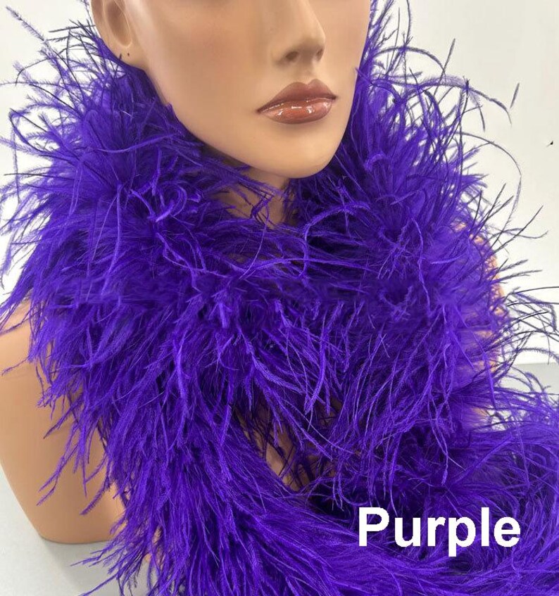 21 Colors 5ply Feather Quality Boa Fluffy Ostrich Feathers for Party ...