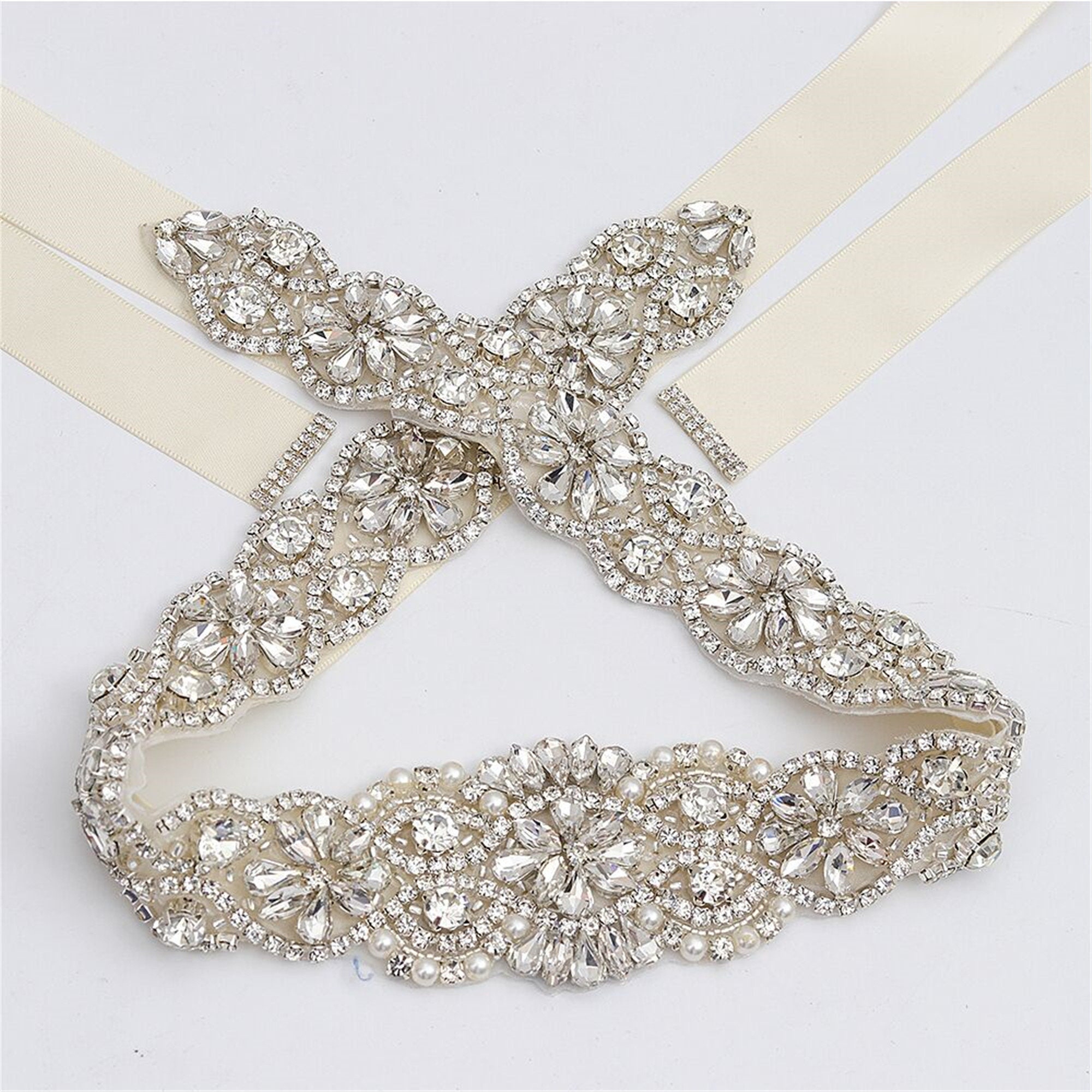 Luxury Rhinestone Belt Trimming Women Dress Accessories Hot - Etsy