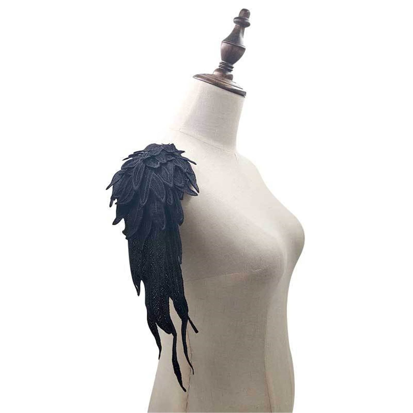 1 Pair Guipure Women Sew on Angel Wing Neckline Lace Trim - Etsy