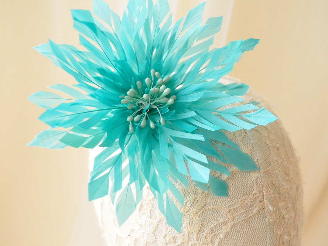 Feather Flower Bouquet Handmade Natural Dyed Feather Flower ...