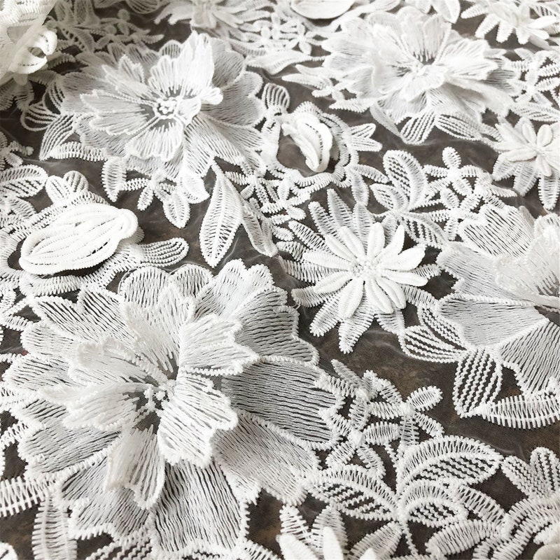 3d Lace Fabric - Etsy