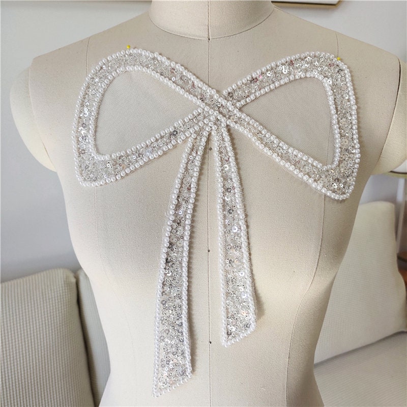 Mini Sequin Bow - Etsy