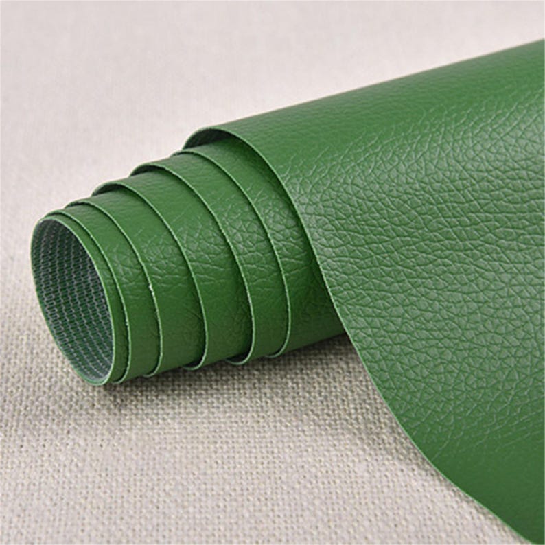 Faux Leather Fabric Self-adhesive Leather Fabric Smooth Faux Leather for Upholstery Repair ...