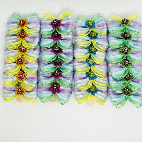 Super Value Pack of 100 Dog Grooming Hair Bows Many Variety - Etsy