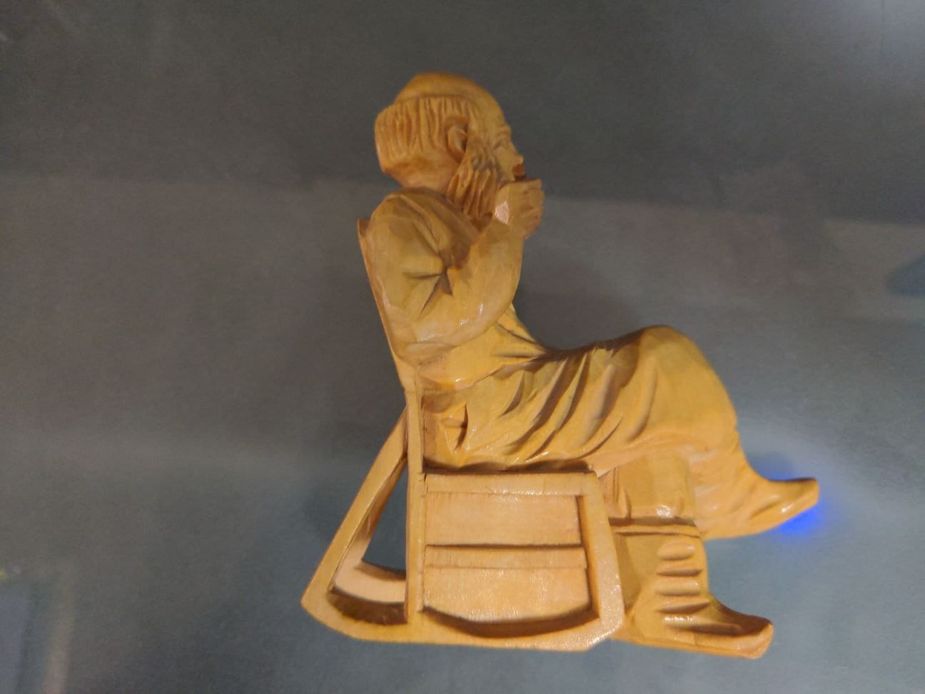 Old Man in Rocking Chair W/ Pipe - Etsy