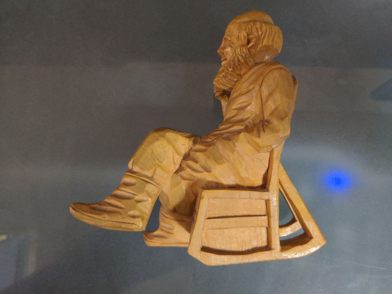 Old Man in Rocking Chair W/ Pipe - Etsy