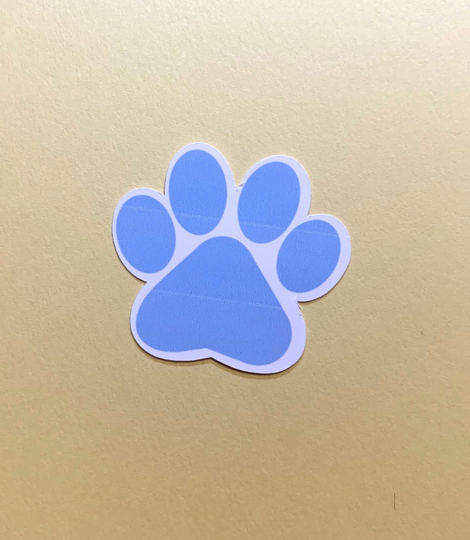 Cute Paw Print Sticker | Etsy