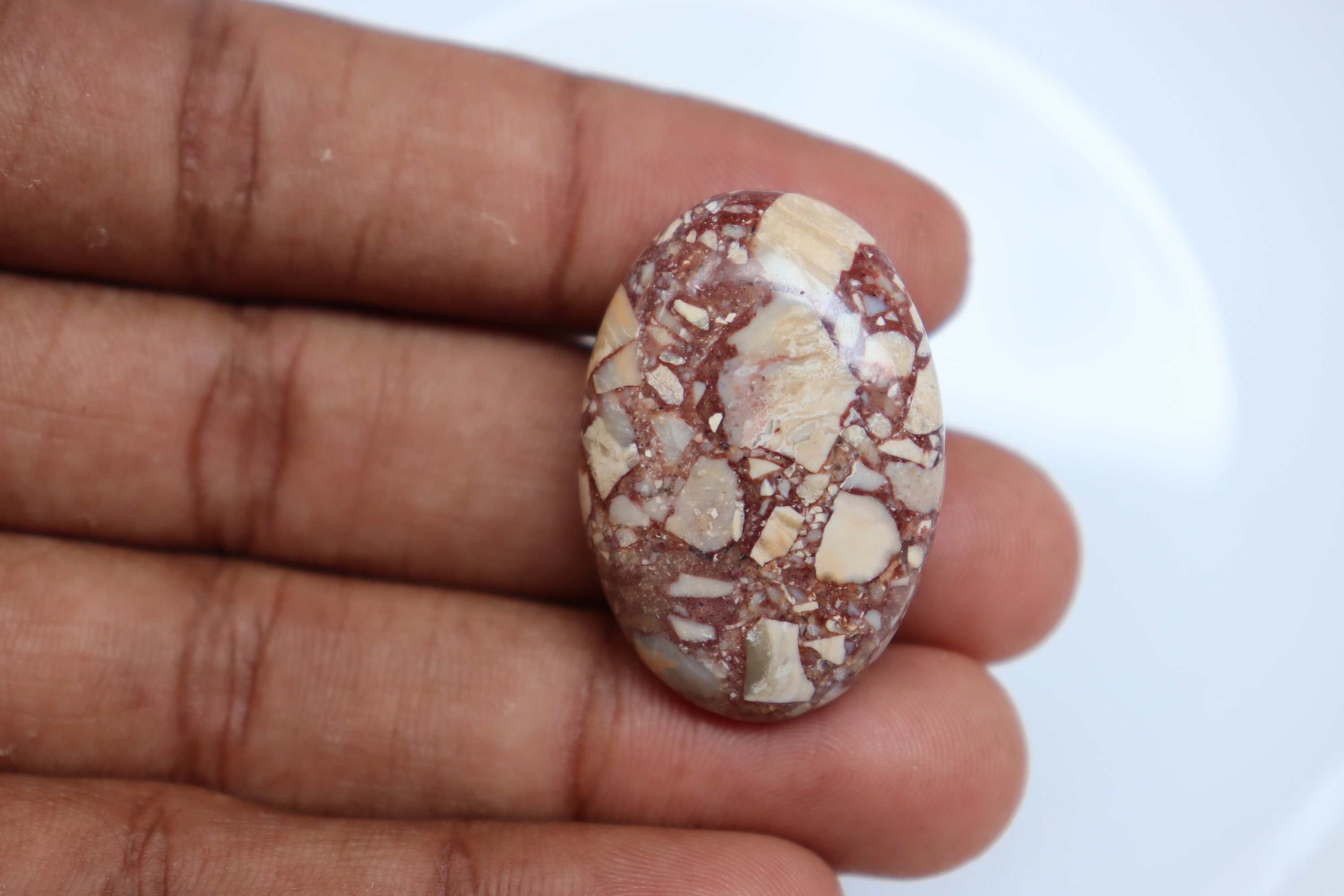 Pink Mookaite Palm Stone Gemstone Natural Pink Mookaite Palm - Etsy