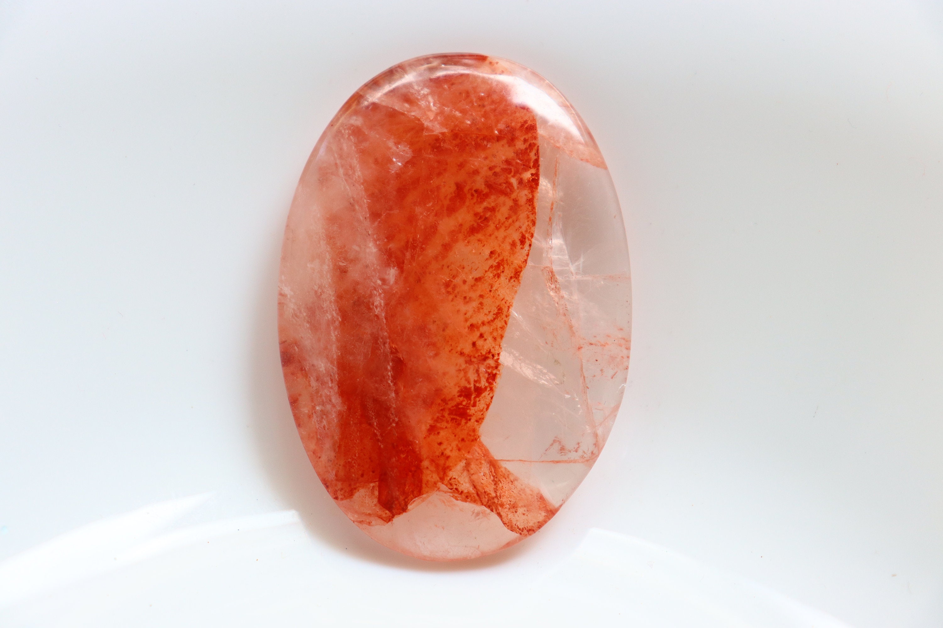 Big Size Cherry Quartz Cabochon Healing Crystal Red and - Etsy UK