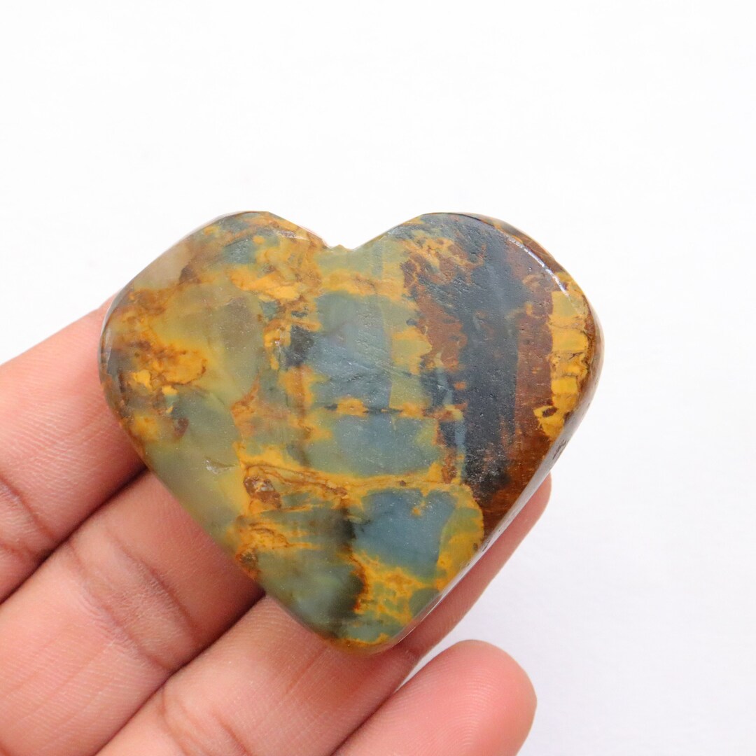 Flashy Nellite Heartstone, Natural Nellite Stone, Polished Nellite ...