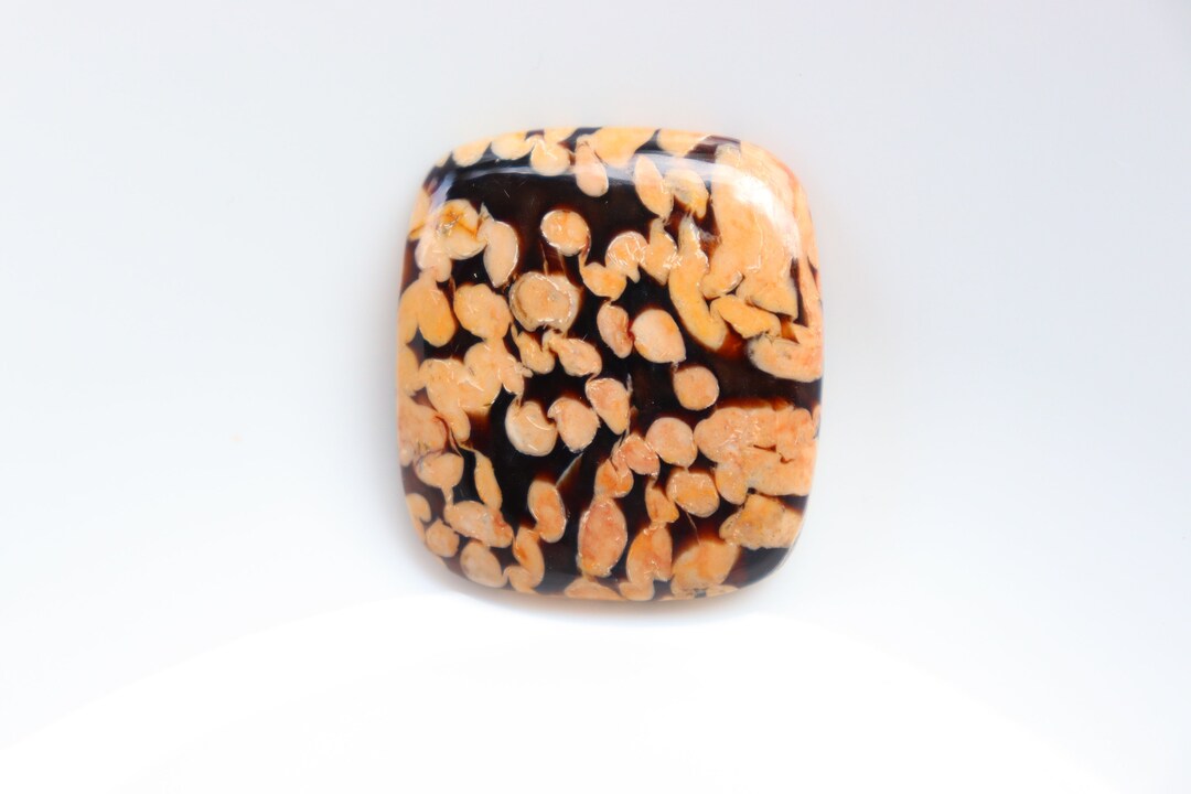 Peanut Wood Jasper Cabochon, Peanut Wood Jasper Oval Shape, Cabochon ...