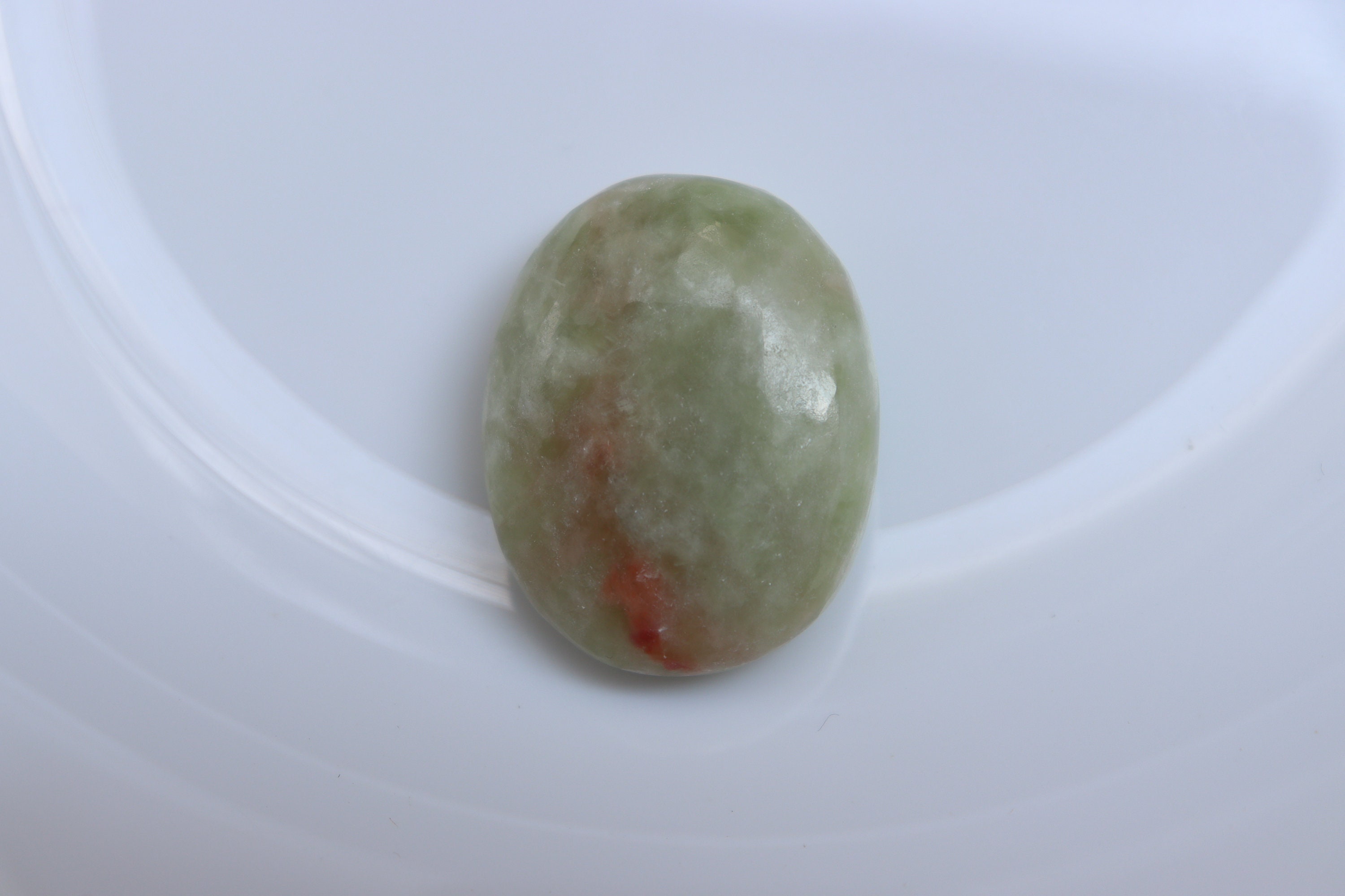 Natürlicher gelber Serpentin-Palmenstein, polierter gelber Serpentin ...