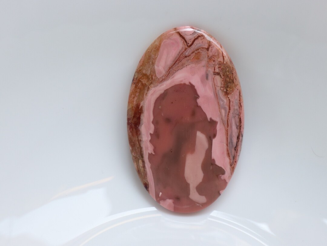 Rare Pink Mookaite Cabochon, Natural Pink Mookaite Gemstone, Pink ...