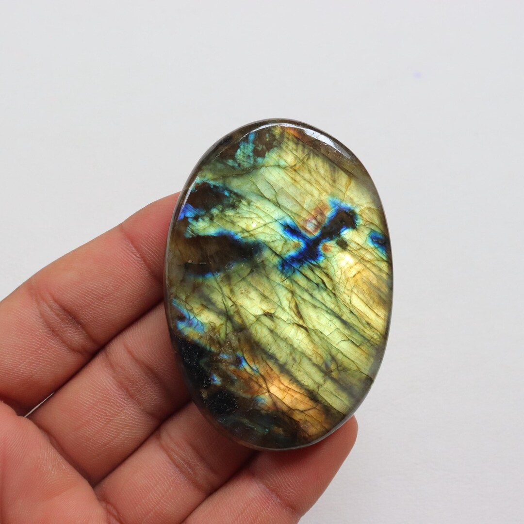 Flashy Labradorite Palmstone, Natural High Quality Labradorite Stone ...