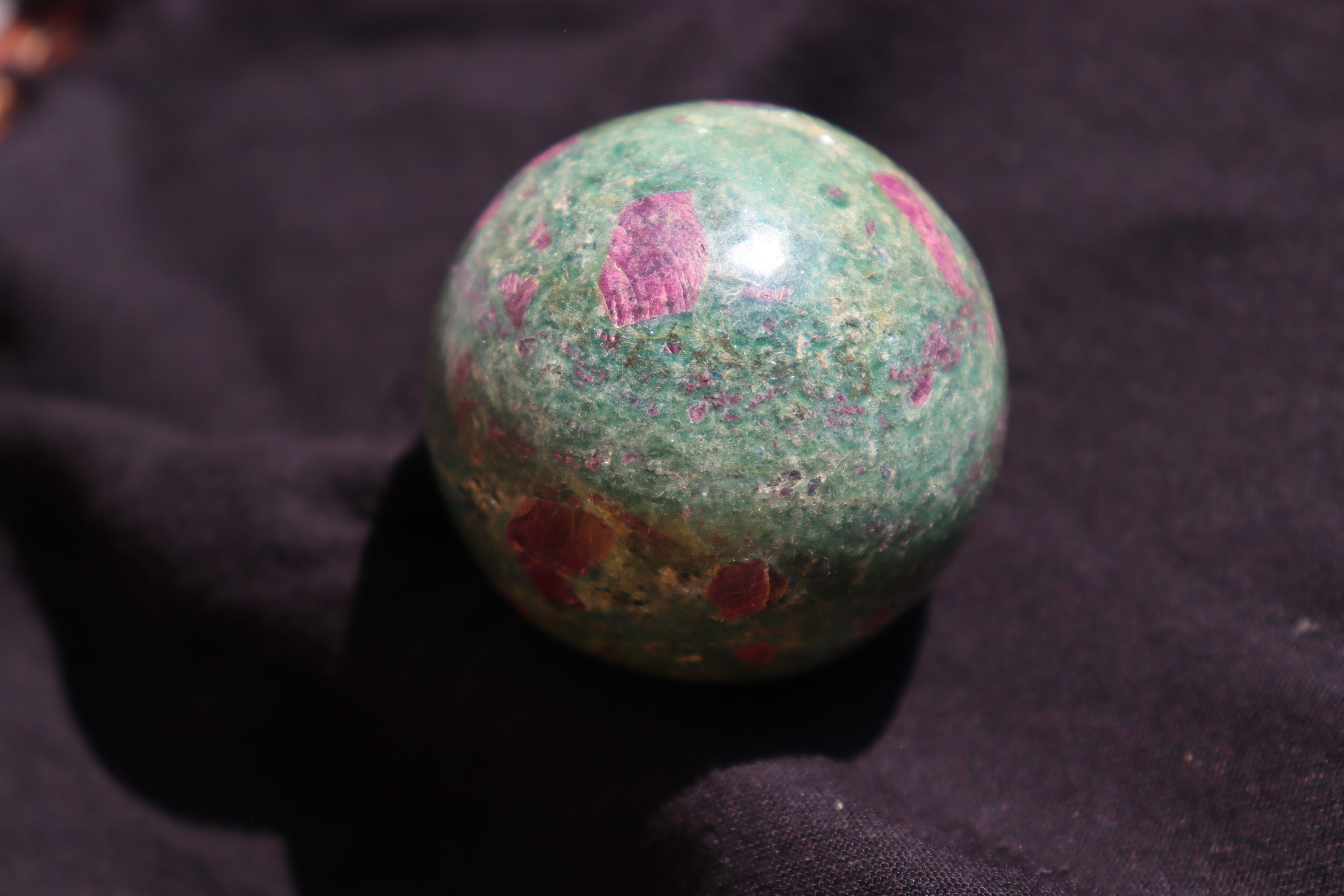 RUBY FUCHSITE SPHERE Bit Kyanite Crystal Sphere Crystal - Etsy UK