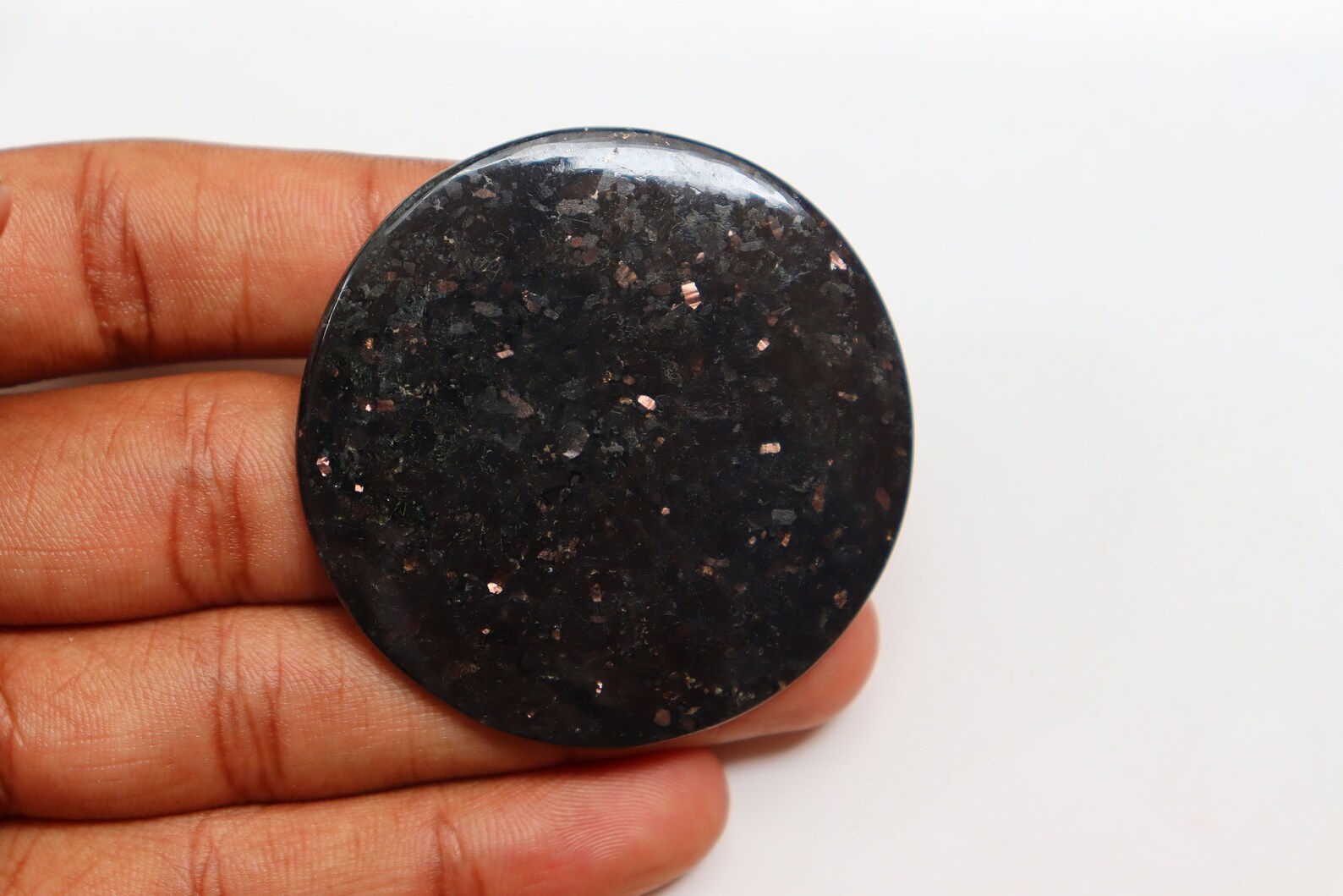 Nuummite Cabochon, Polished Stones Healing Crystals Nuummite Stones ...