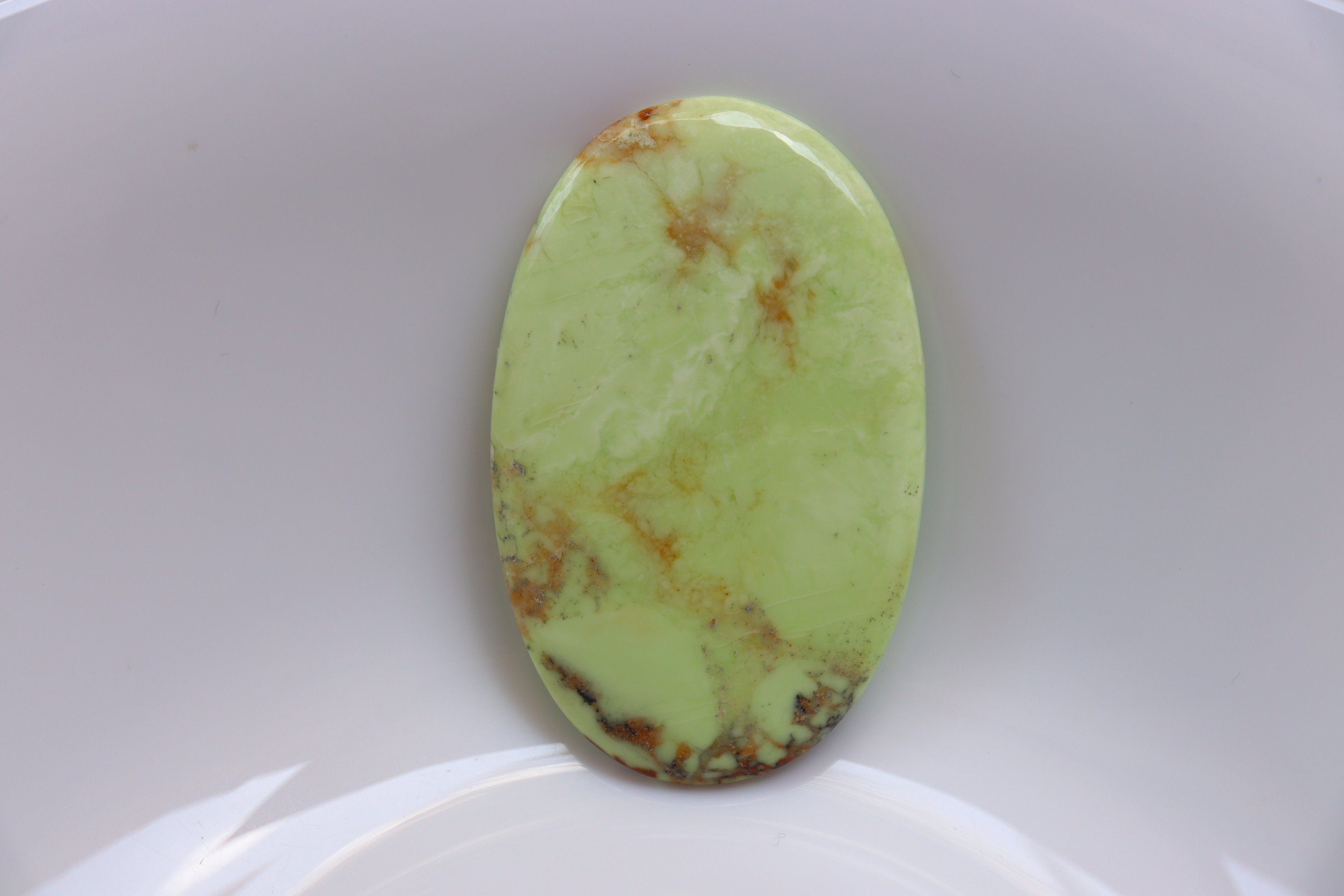 Lemon Chrysoprase Cabochon, Healing Crystal , Self Compassion Crystal ...