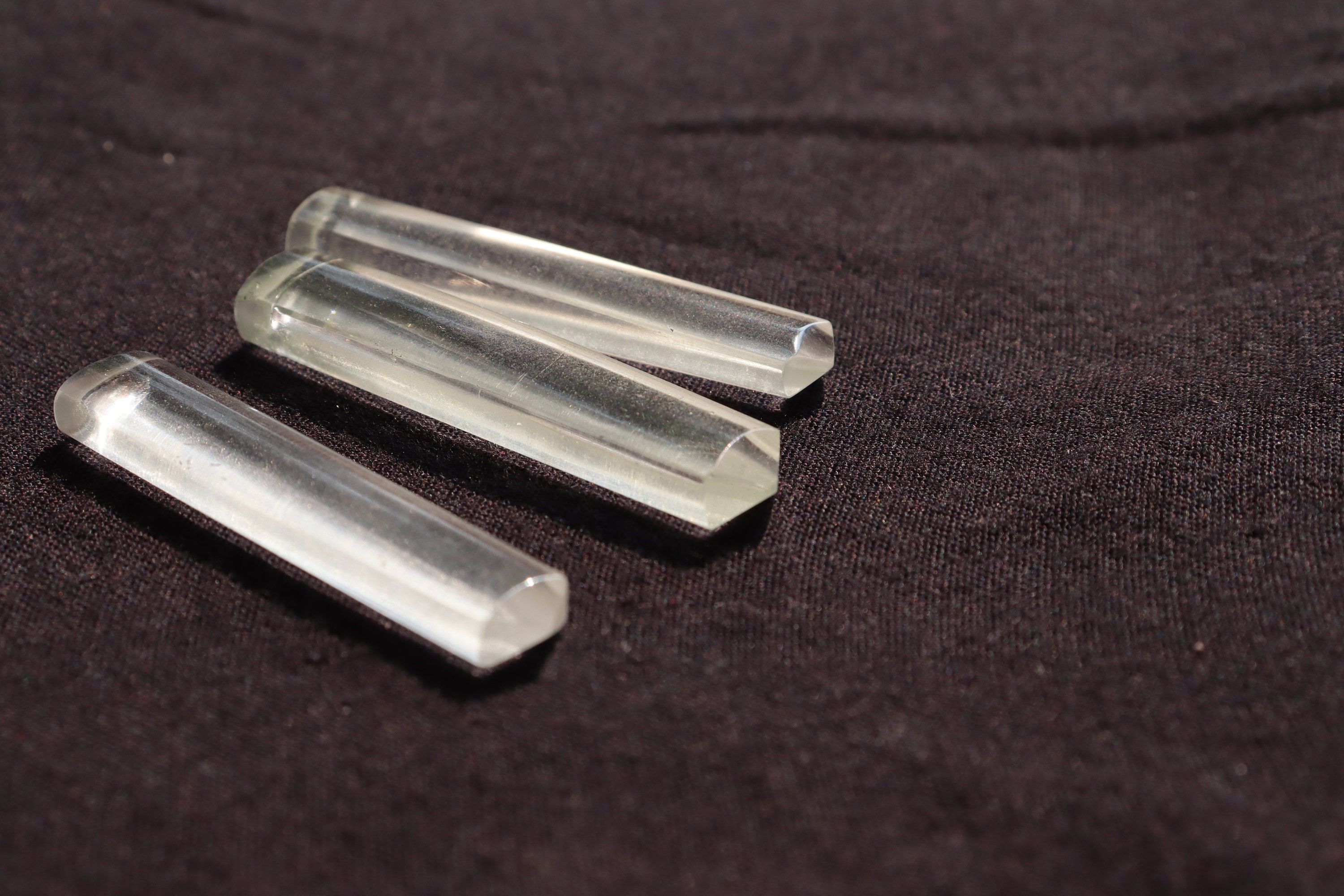 Crystal Pencil Towers Set of 3. Dimensions-48x10x6mm avg - Etsy