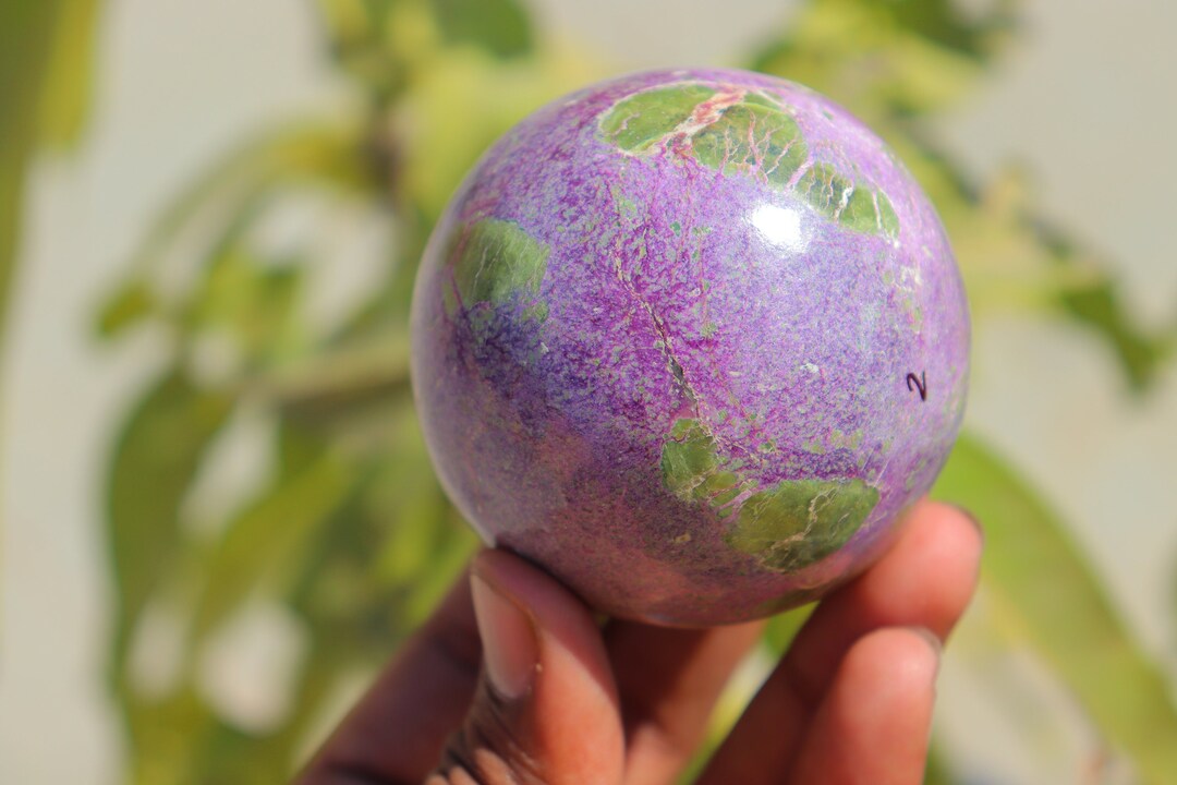 Very Very Rare!! 13.36oz Stichtite Sphere, Natural Stichtite Sphere ...