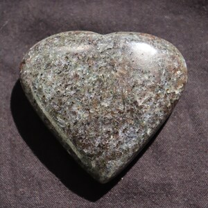 Iolite Heart Stone Also Known as Water Sapphire - Shamanic Stone - Blue ...
