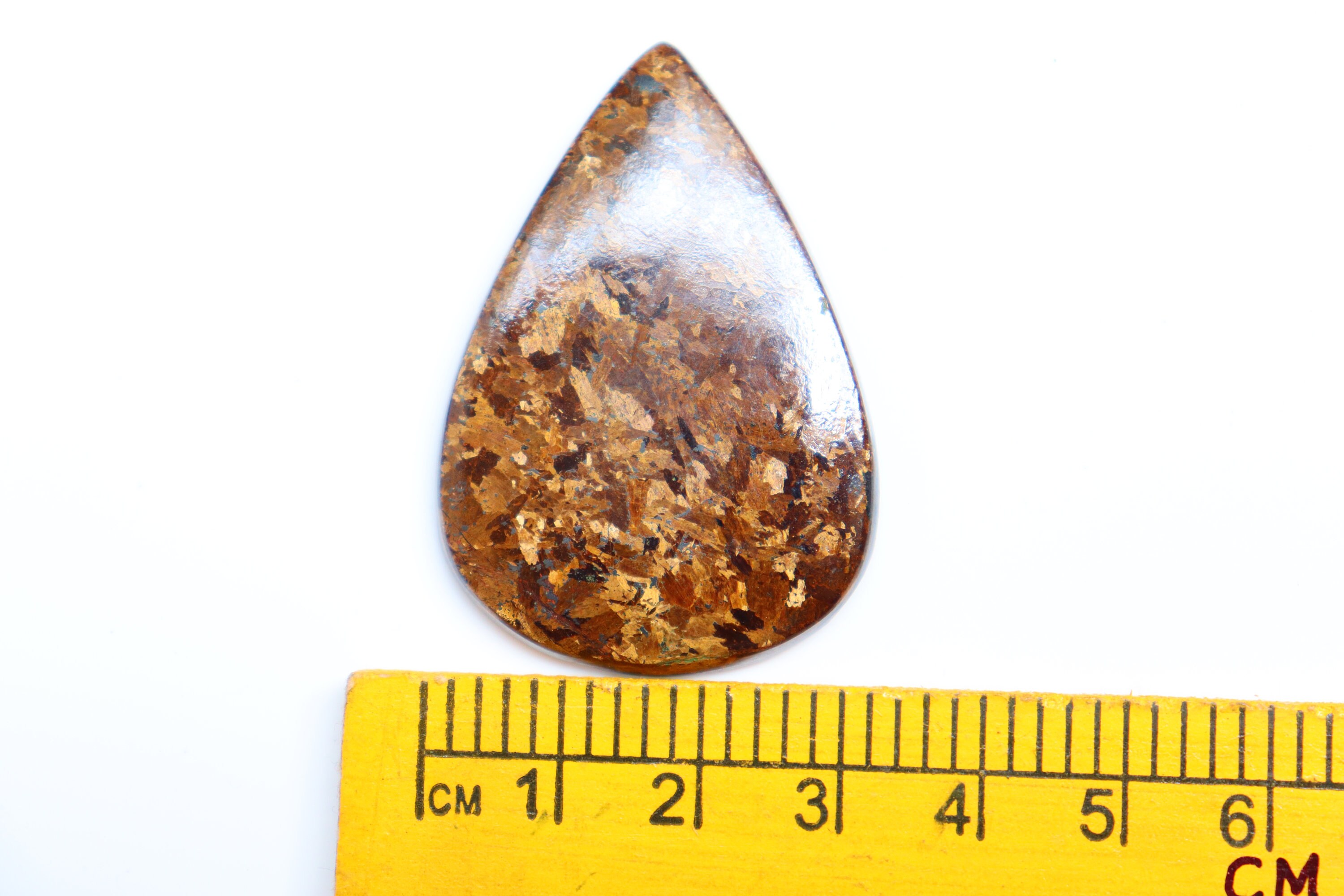 Luminous Bronzite Cabochon Shimmering Golden Swirls Bronzite | Etsy