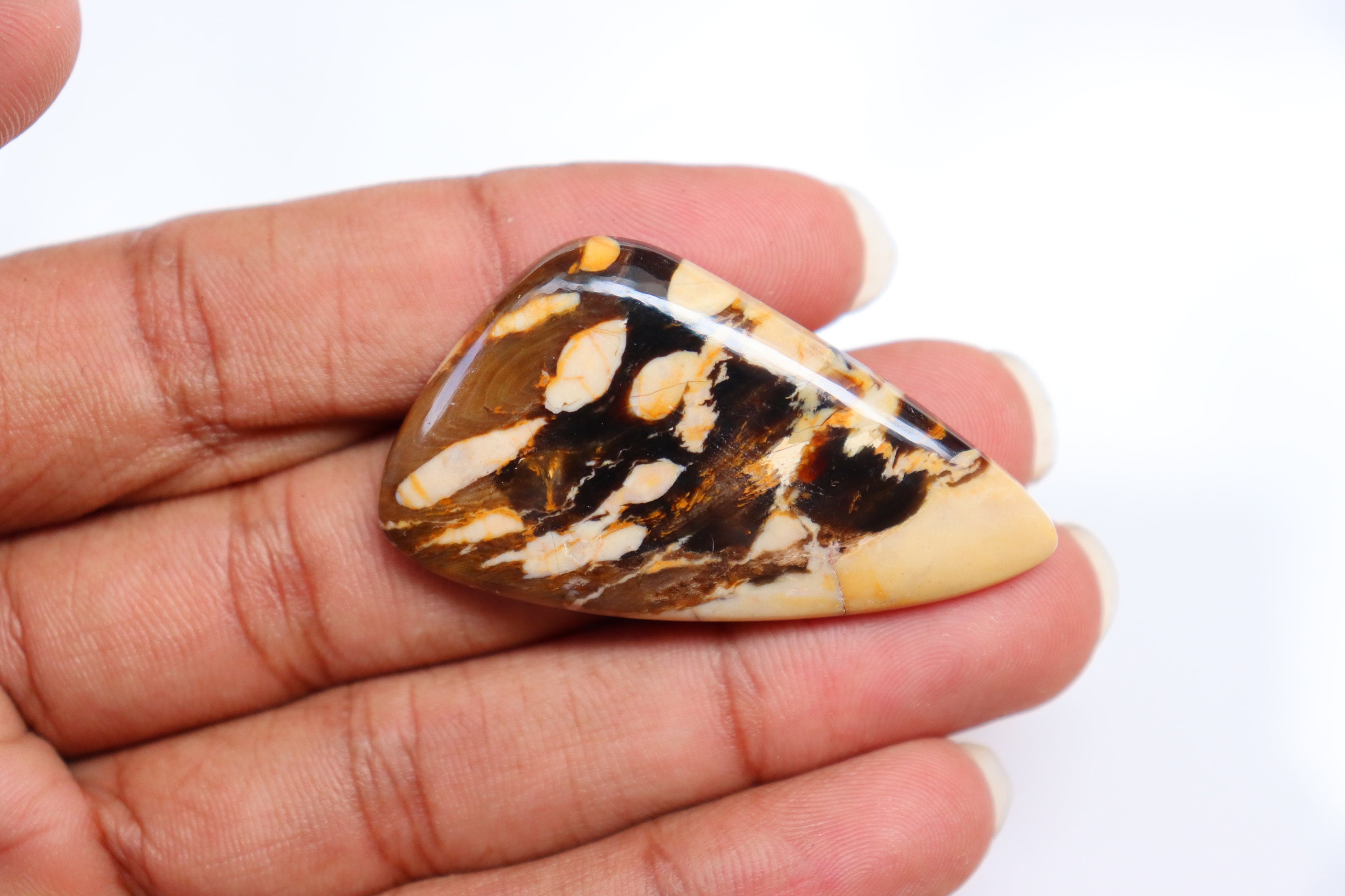 Peanut Wood Jasper Cabochon Peanut Wood Jasper Oval Shape - Etsy