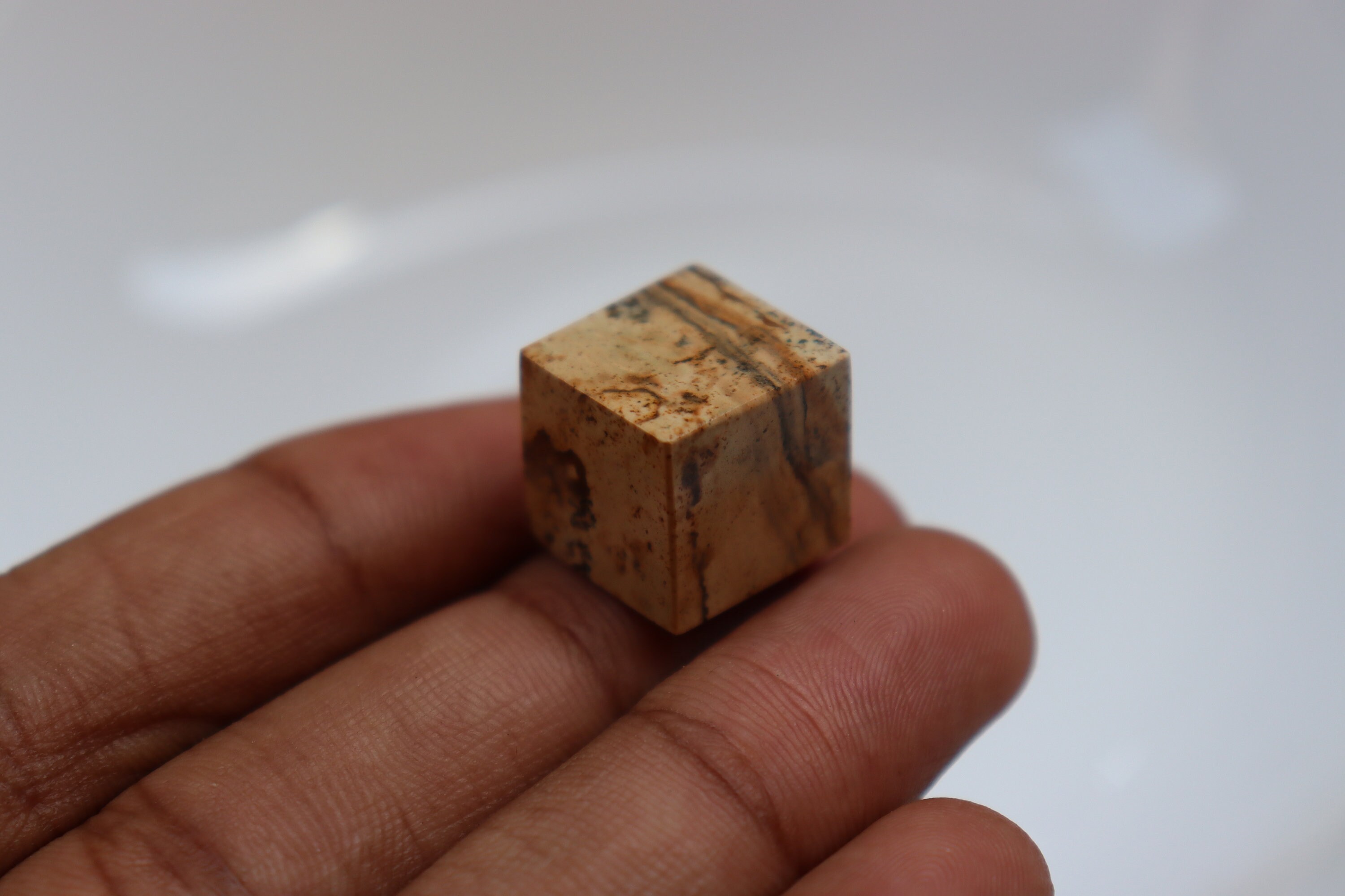 Beautiful Picture Jasper Cube Stone Picture Jasper Natural - Etsy