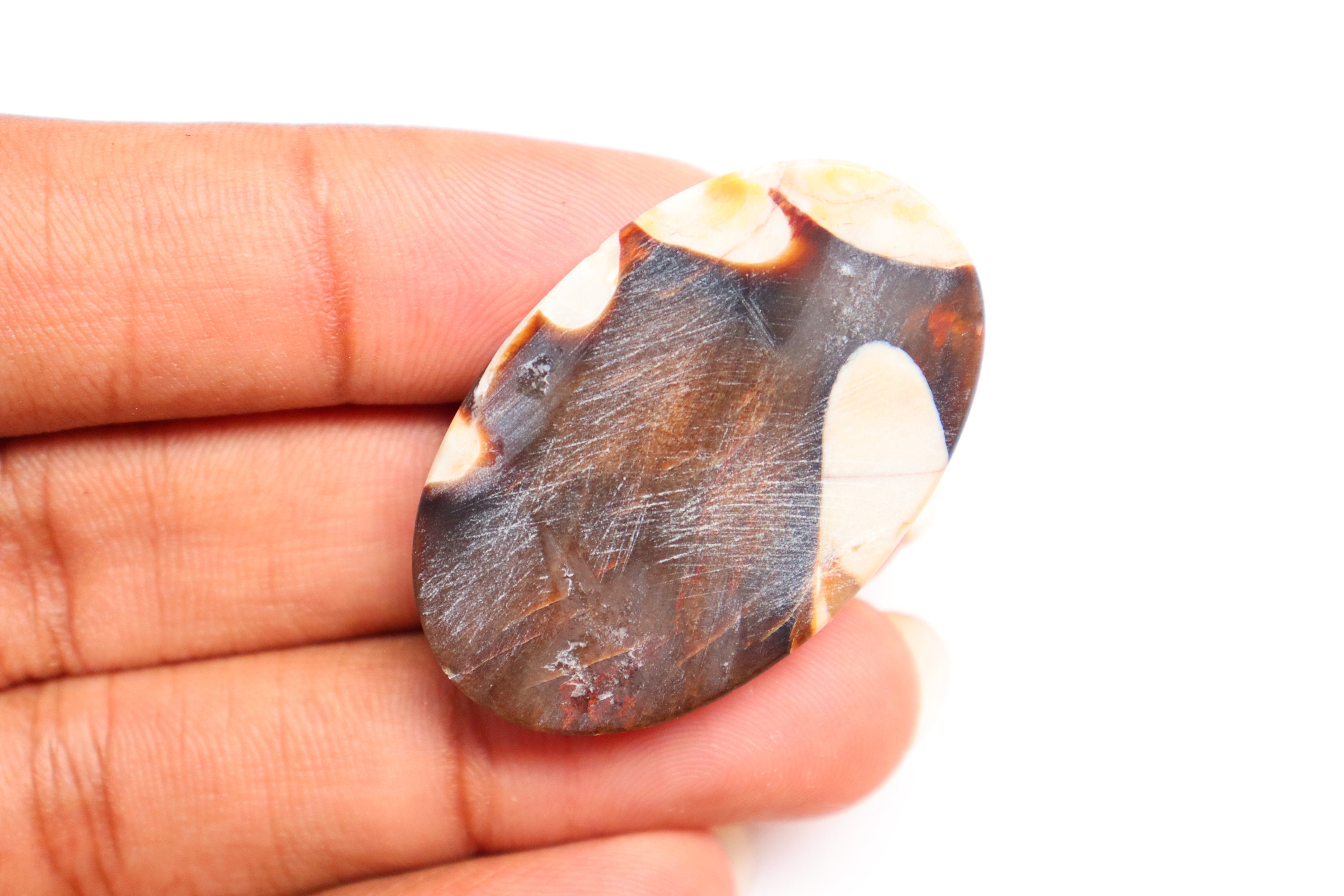 Peanut Wood Jasper Cabochon Peanut Wood Jasper Oval Shape - Etsy