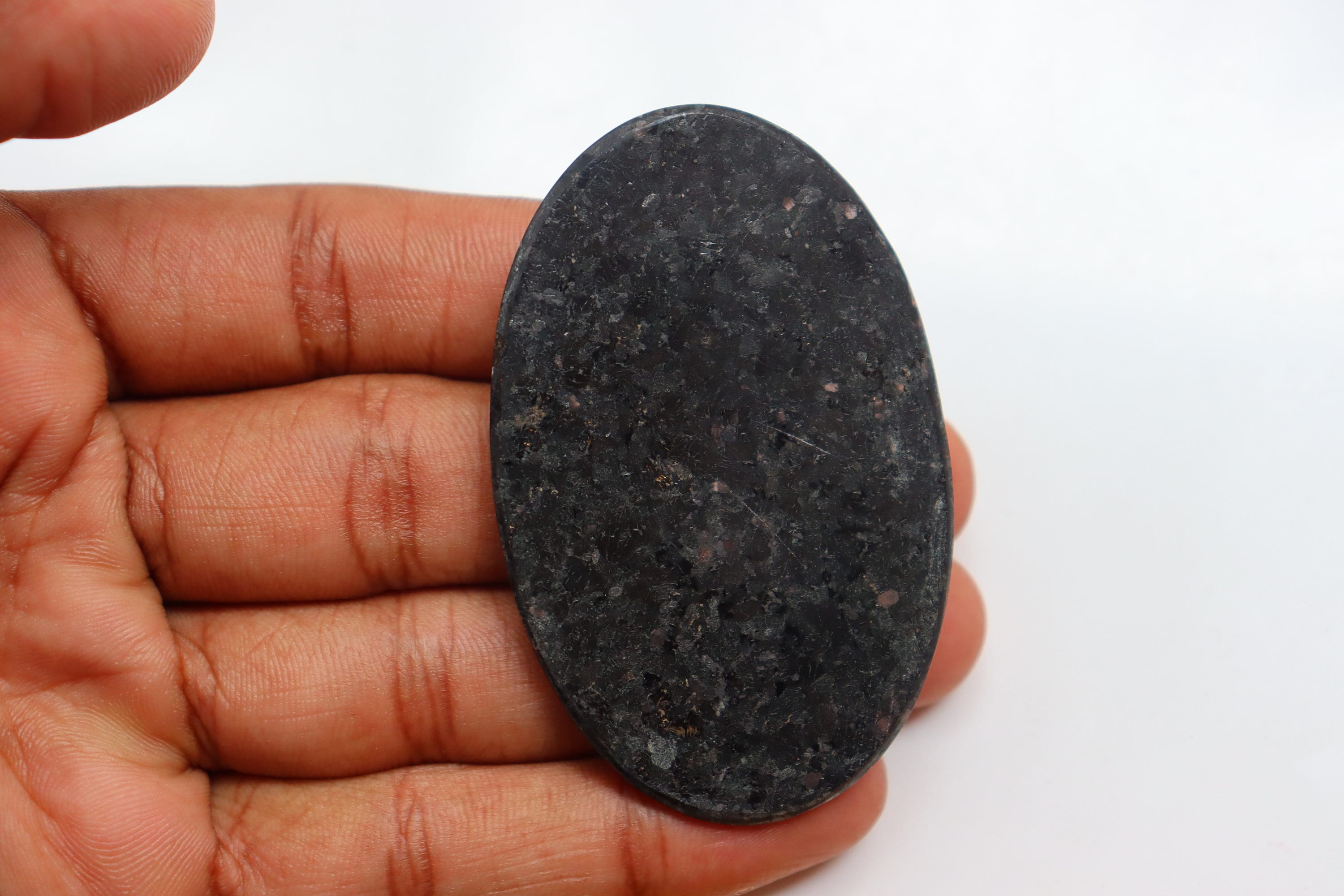 Nuummite Cabochon, Polished Stones - Healing Crystals- Nuummite Stones ...