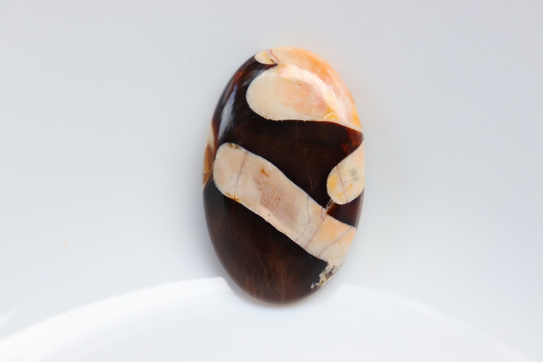 Peanut Wood Jasper Cabochon, Peanut Wood Jasper Oval Shape, Cabochon ...