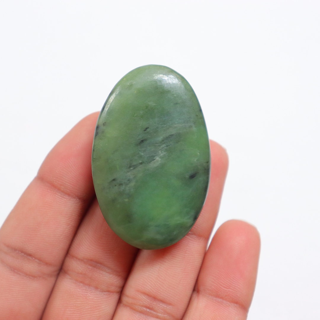 Nephrite Jade Palm Stone, Natural Nephrite Jade Palm, Nephrite Jade ...