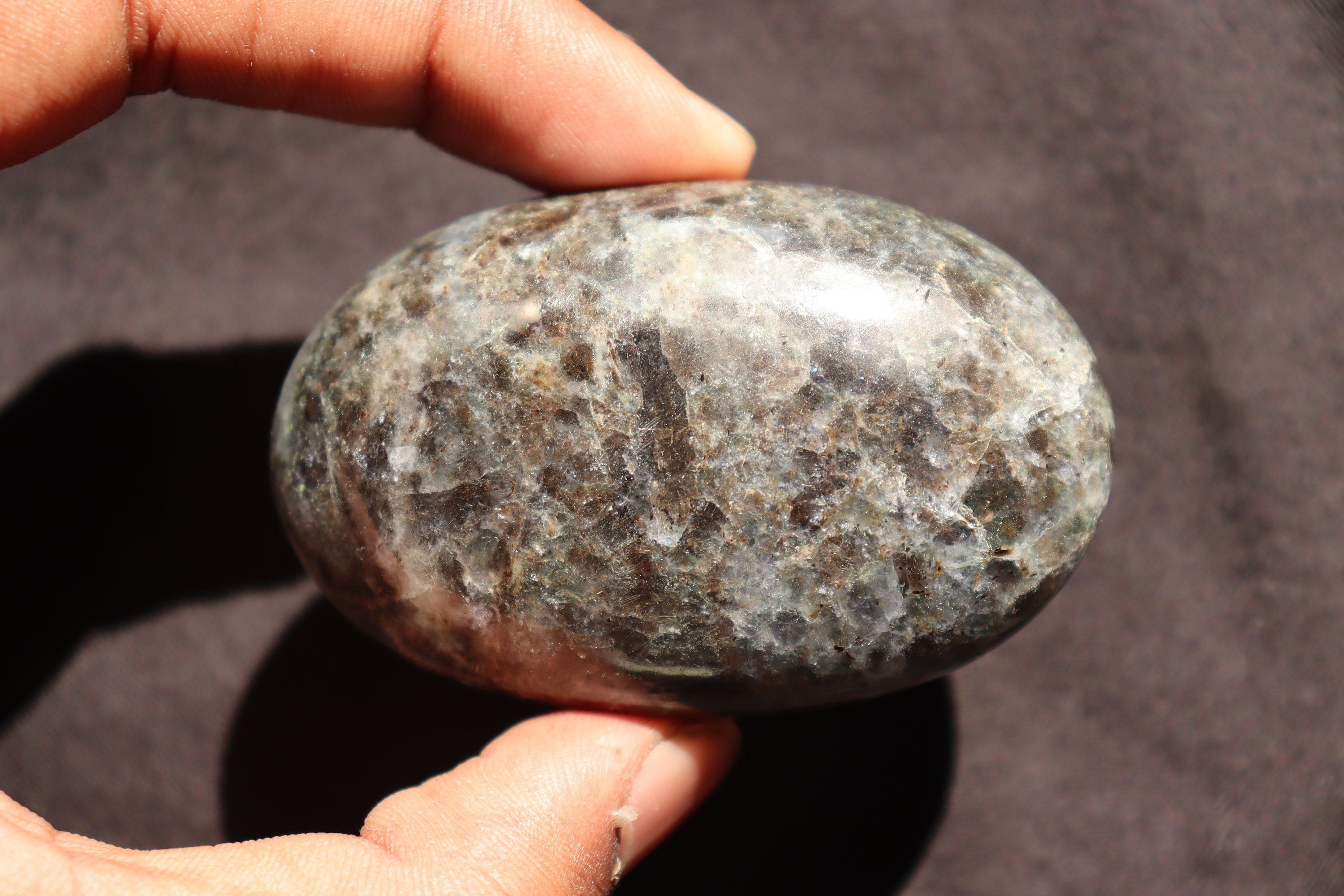 Iolite Palmstone Also Known as Water Sapphire Shamanic Stone - Etsy