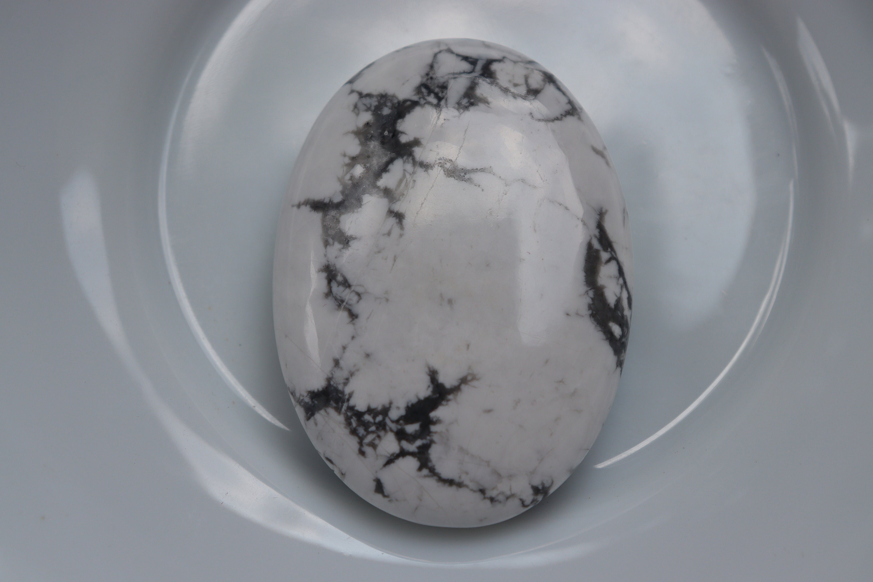 Natural Howlite Crystal White Howlite Stone Tumbled Stone - Etsy