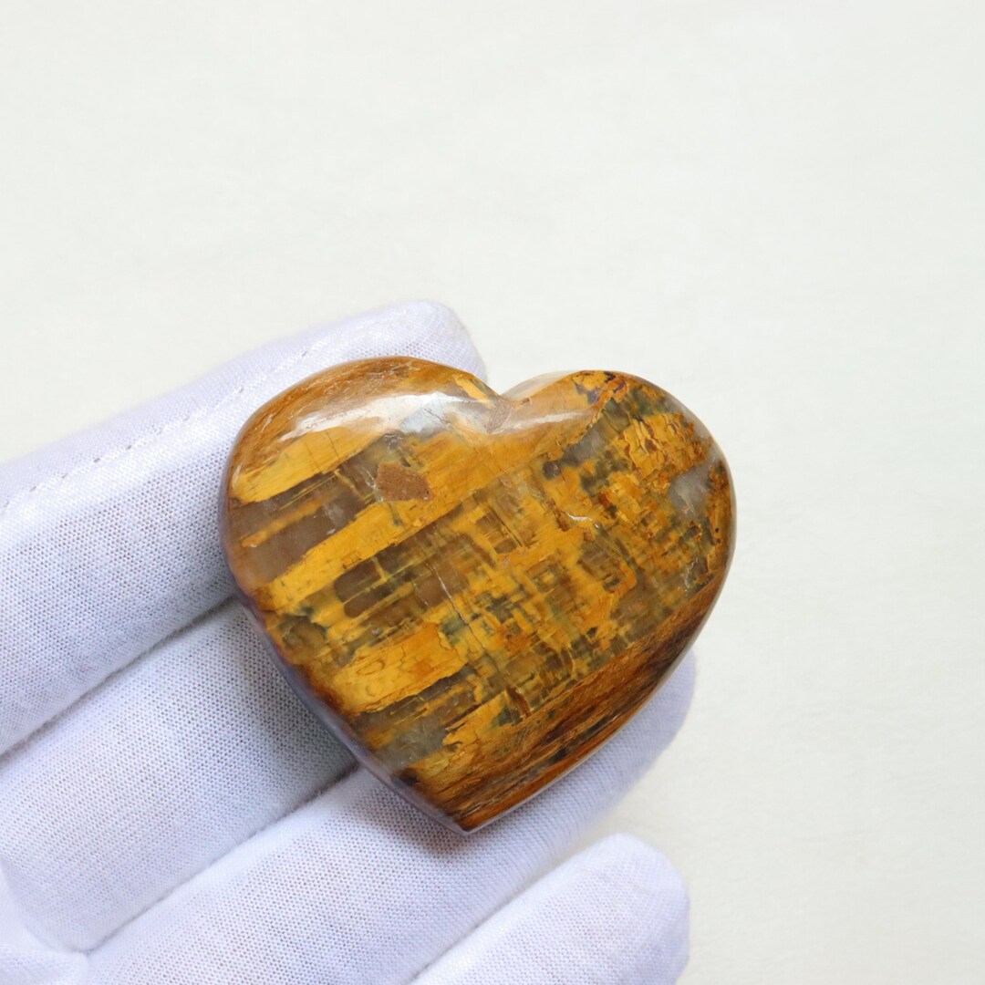 Flashy Nellite Heartstone, Natural Nellite Stone, Polished Nellite ...