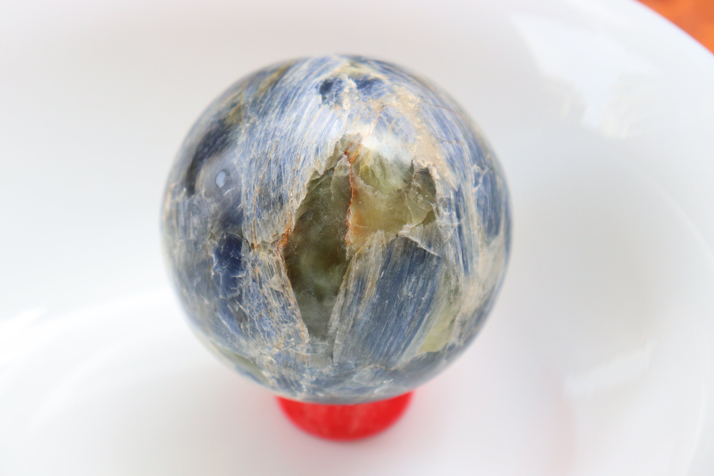 Rare Blue Kyanite Sphere Confidence Stone Healing Stone of - Etsy UK