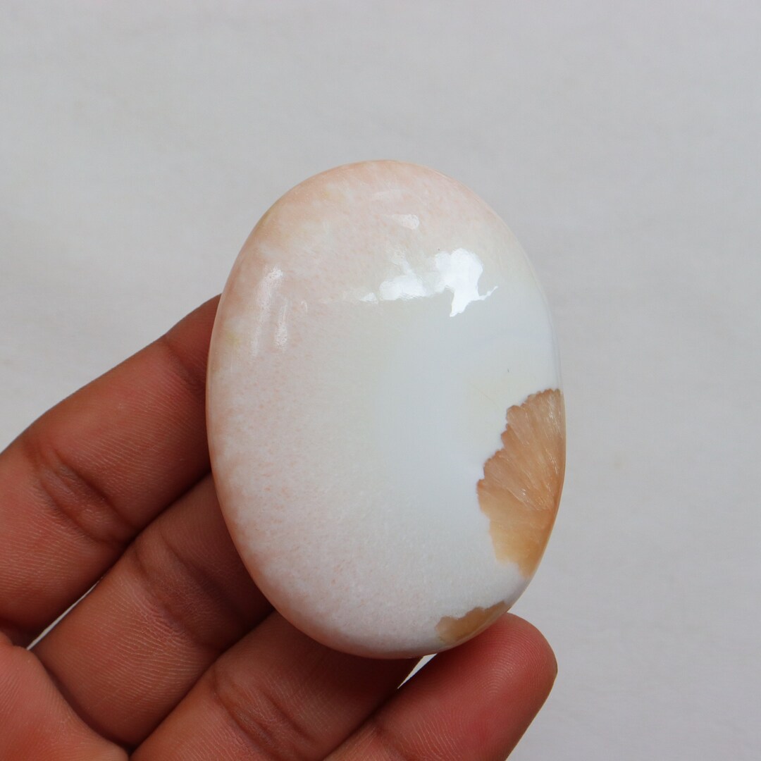 Superb Stilbite With Scolecite Palmstone, Natural Stilbite Scolecite ...