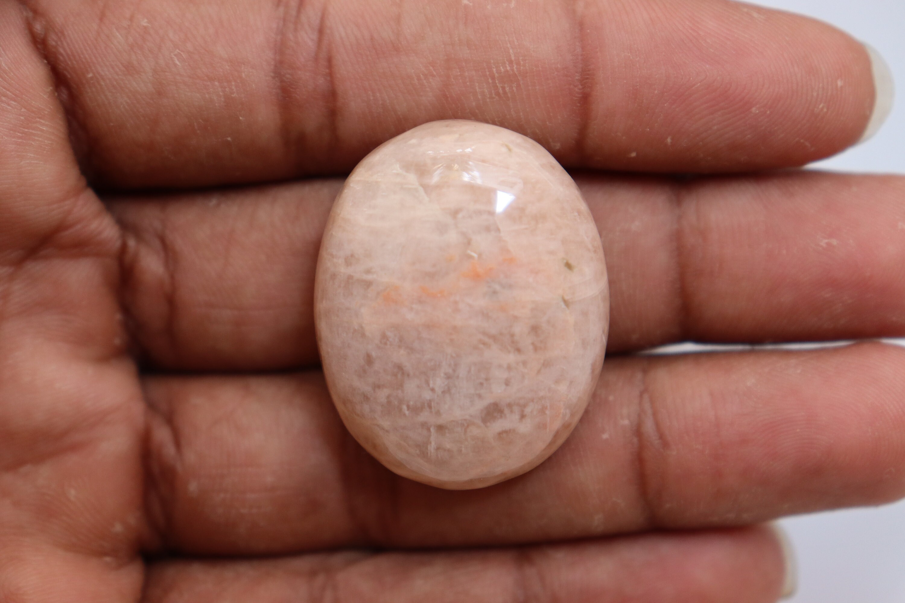 Rare Pink Amazonite Palm Stone Pink Amazonite Polished | Etsy