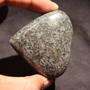 Iolite Heart Stone Also Known as Water Sapphire - Shamanic Stone - Blue ...