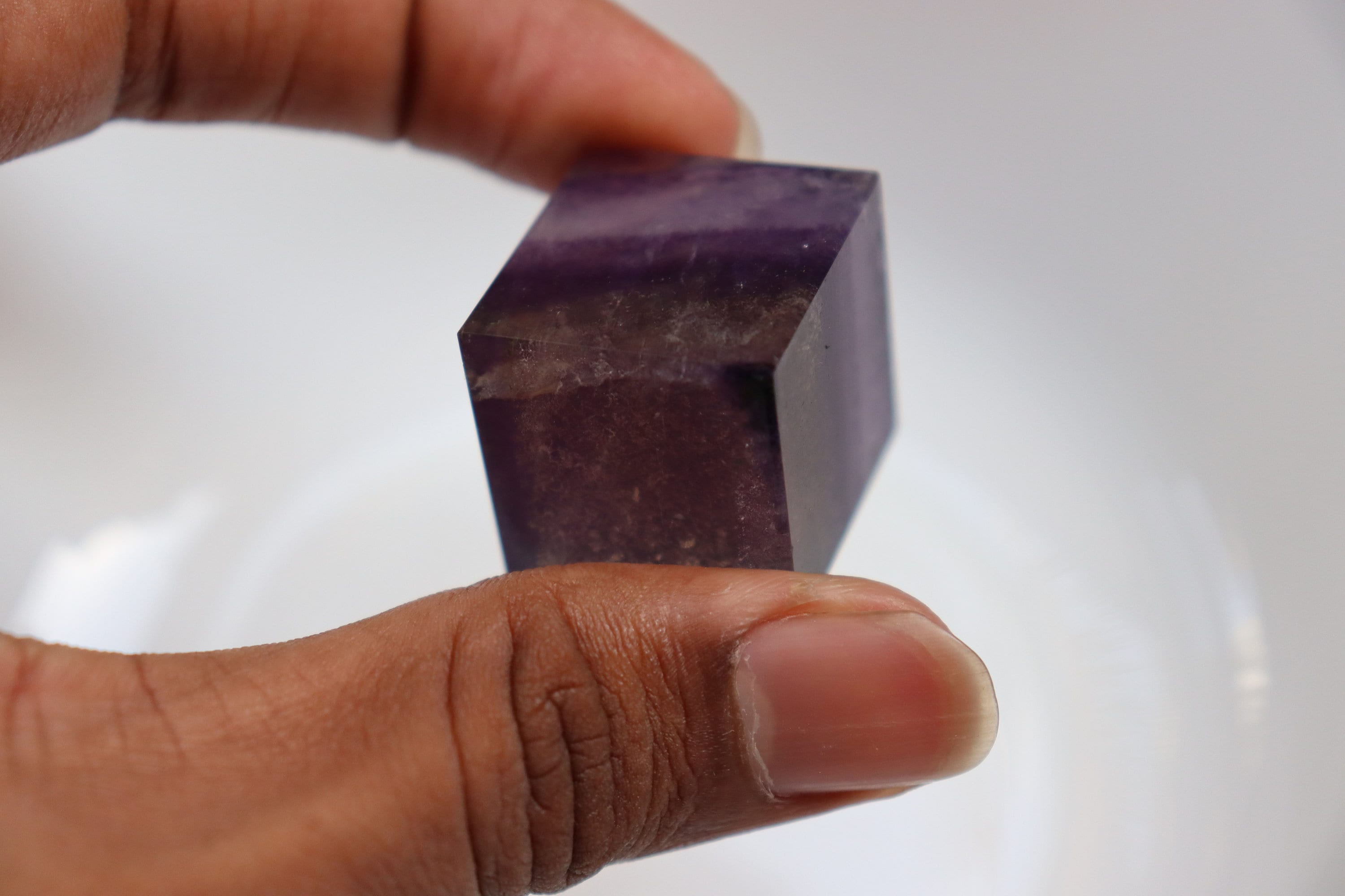 Fluorite Crystal Cube | Fluorite Cube Stone | Home Living, Spirituality ...
