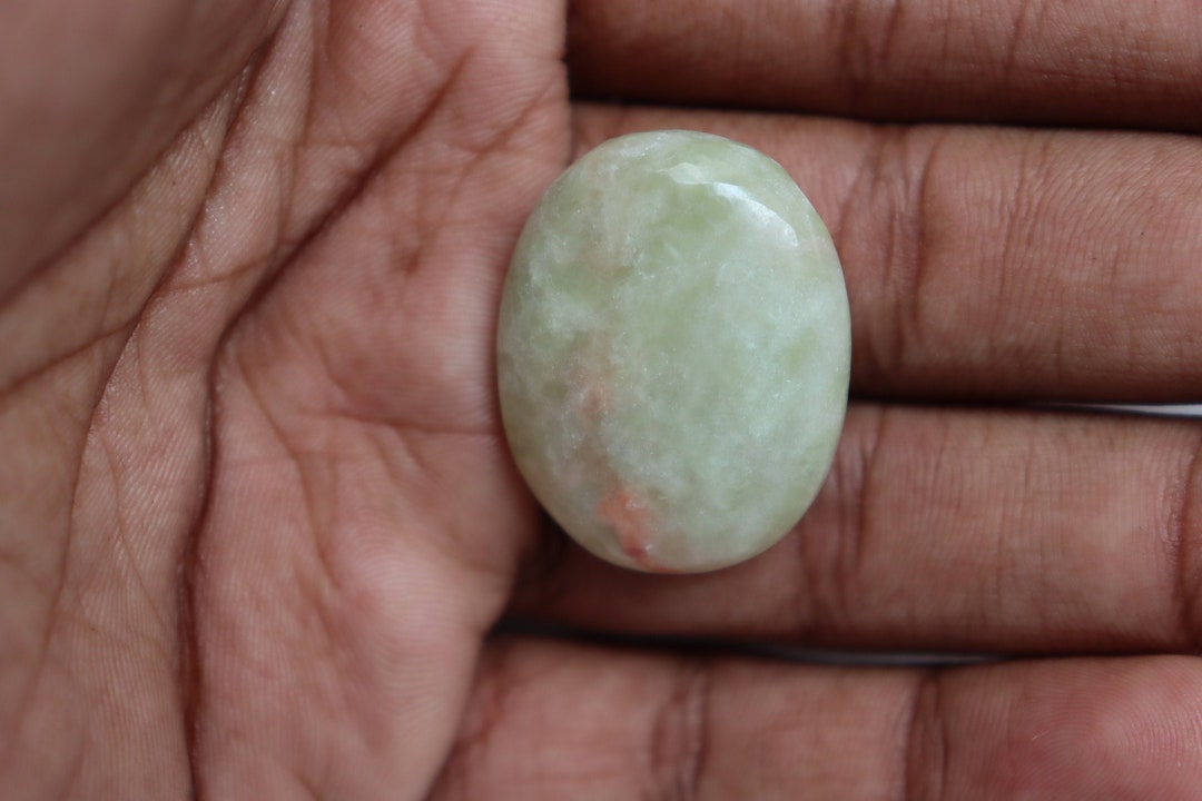 Natürlicher gelber Serpentin-Palmenstein, polierter gelber Serpentin ...