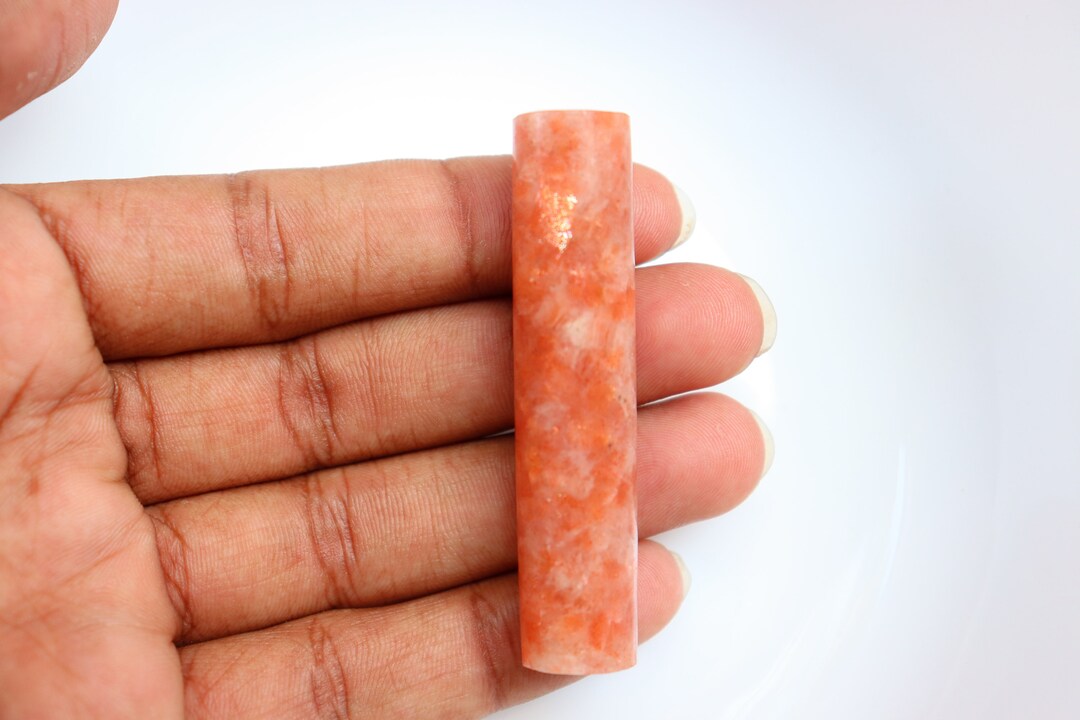 Natural Sunstone Rod, Sunstone Crystal Rod Carving, Healing Stone ...