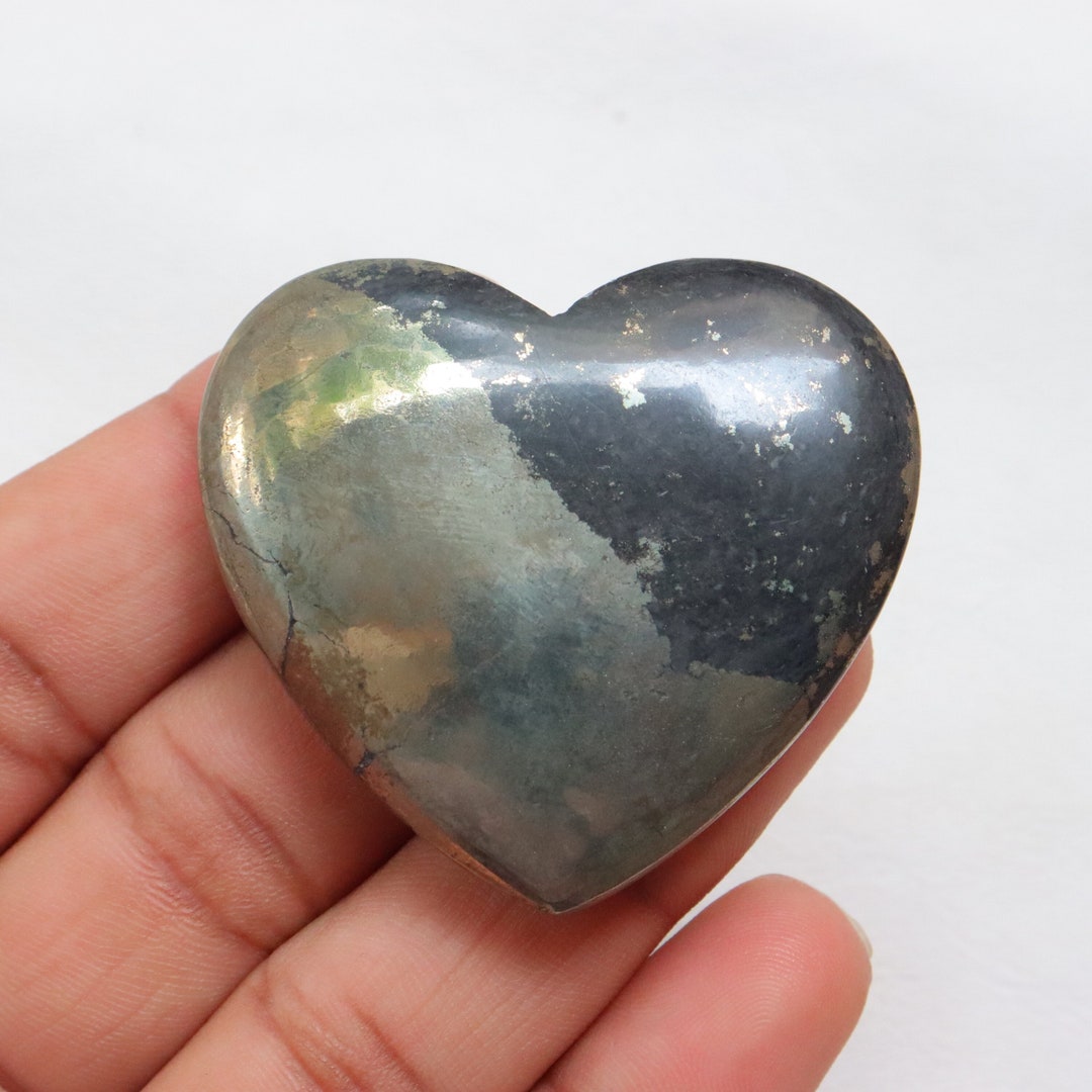 Beautiful Apache Gold Heartstone, Natural Apache Gold Stone, Chakra ...