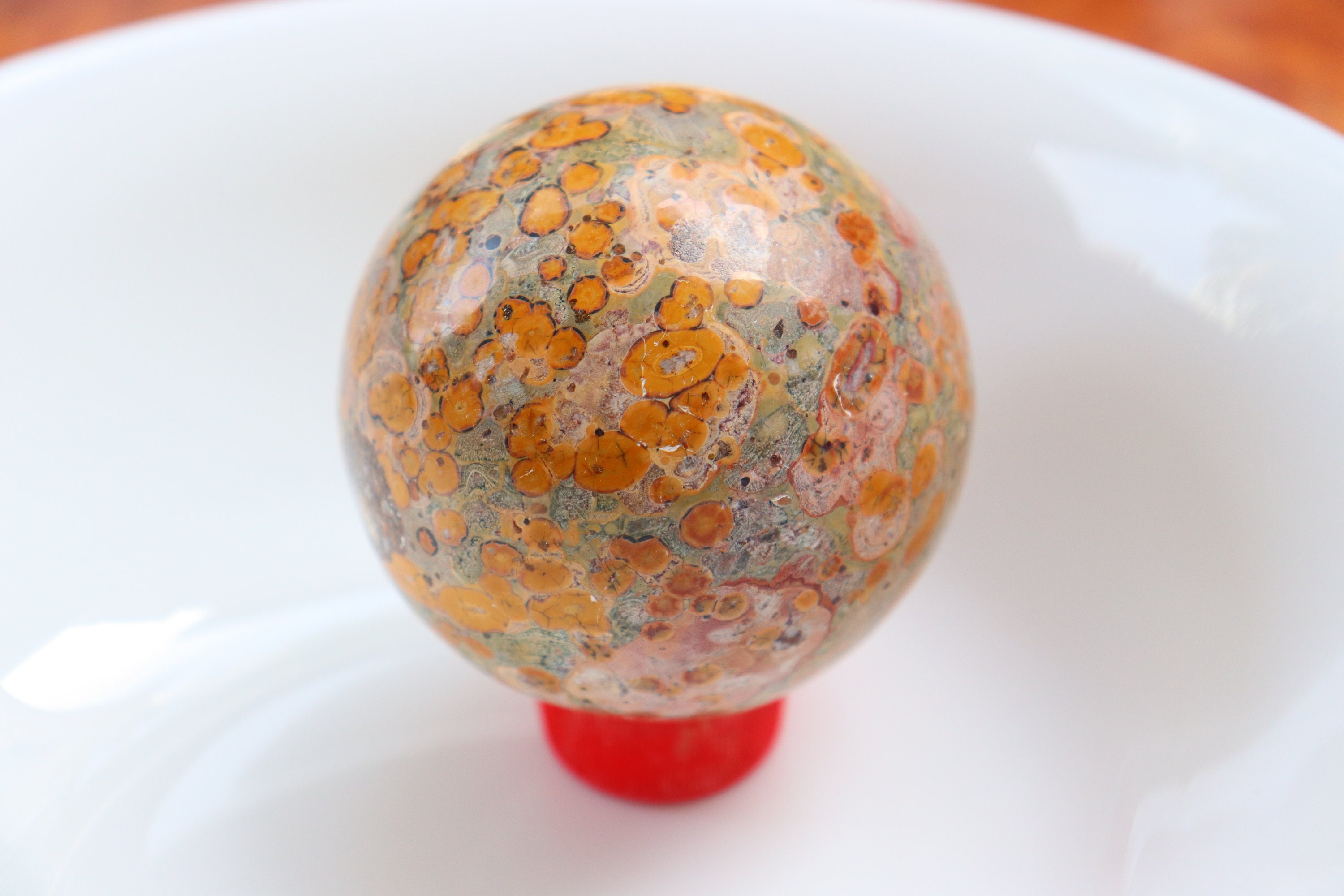 Poppy Jasper Sphere Designer Poppy Jasper Gemstone Jasper - Etsy UK
