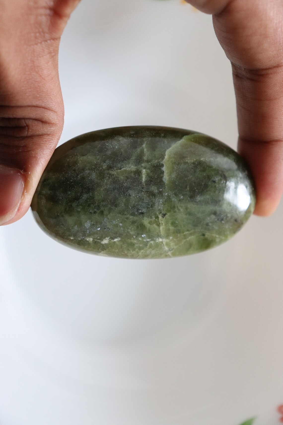 Natural Vessonite Palmstone - Vessonite Palm Gemstone - Palmstone for ...