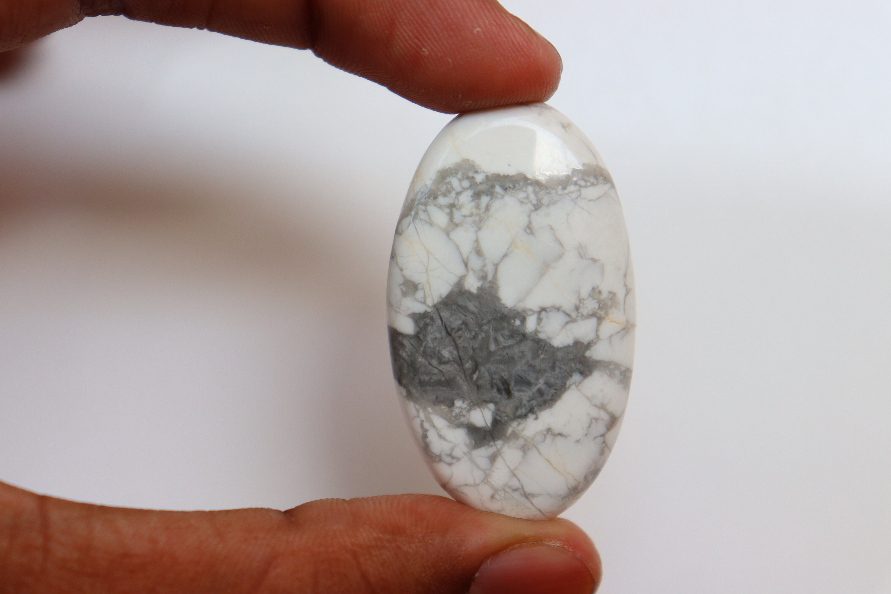 Natural Howlite Cabochon, Crystal, White Howlite Stone, Cabochon Stone ...