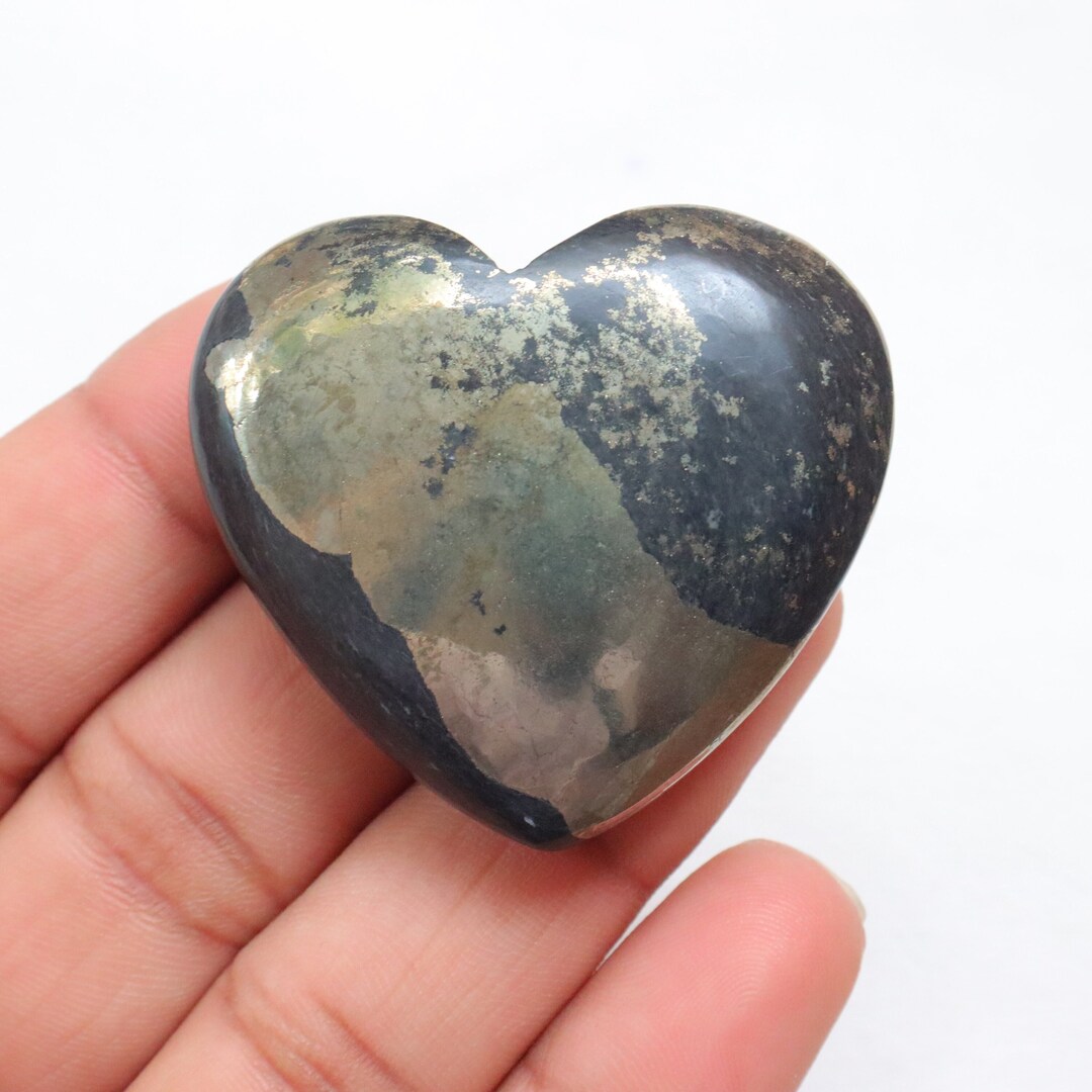 Beautiful Apache Gold Heartstone, Natural Apache Gold Stone, Chakra ...