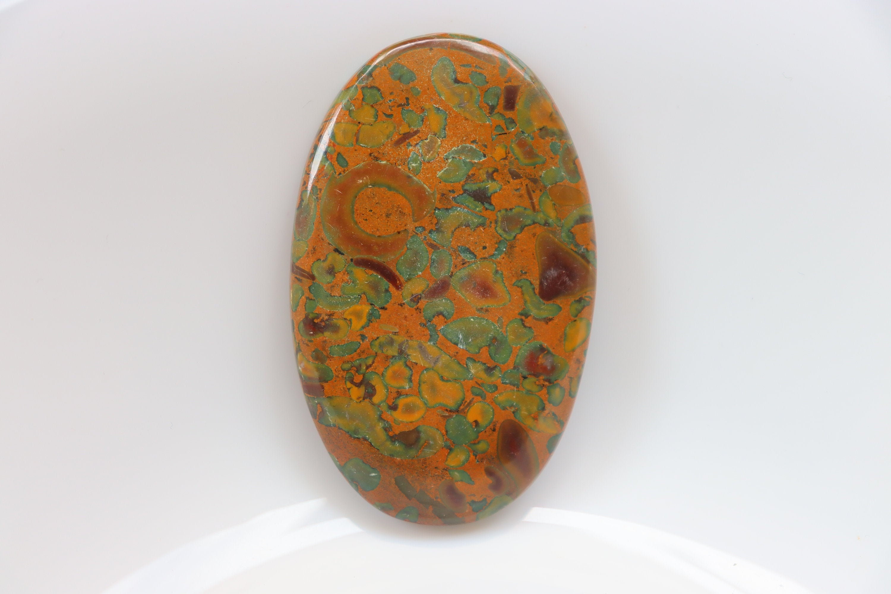 Natural Fruit Jasper Cabochon Gemstone Healing Crystal - Etsy UK