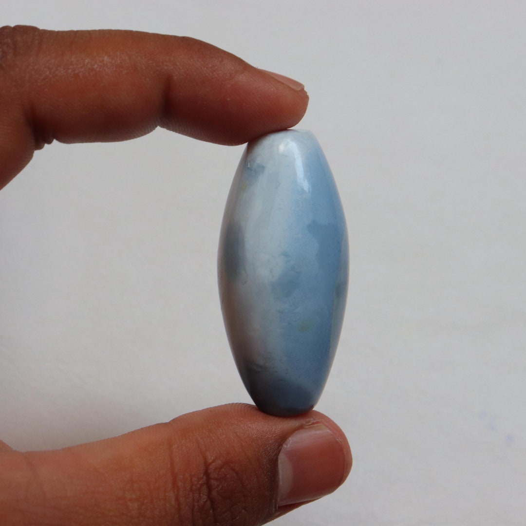 Top Quality Blue Owyhee Opal Shiva Lingam, Natural Blue Opal Stone ...