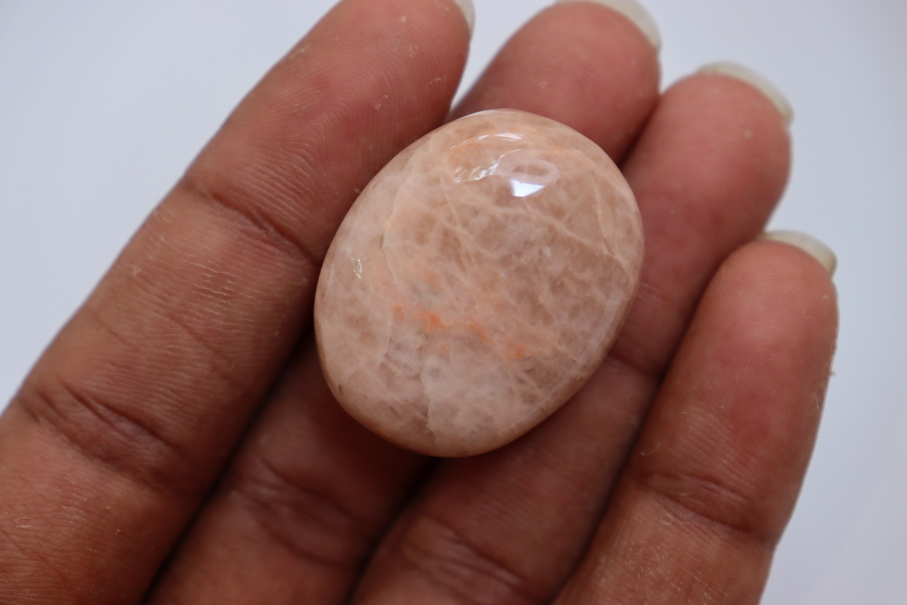 Rare Pink Amazonite Palm Stone Pink Amazonite Polished - Etsy